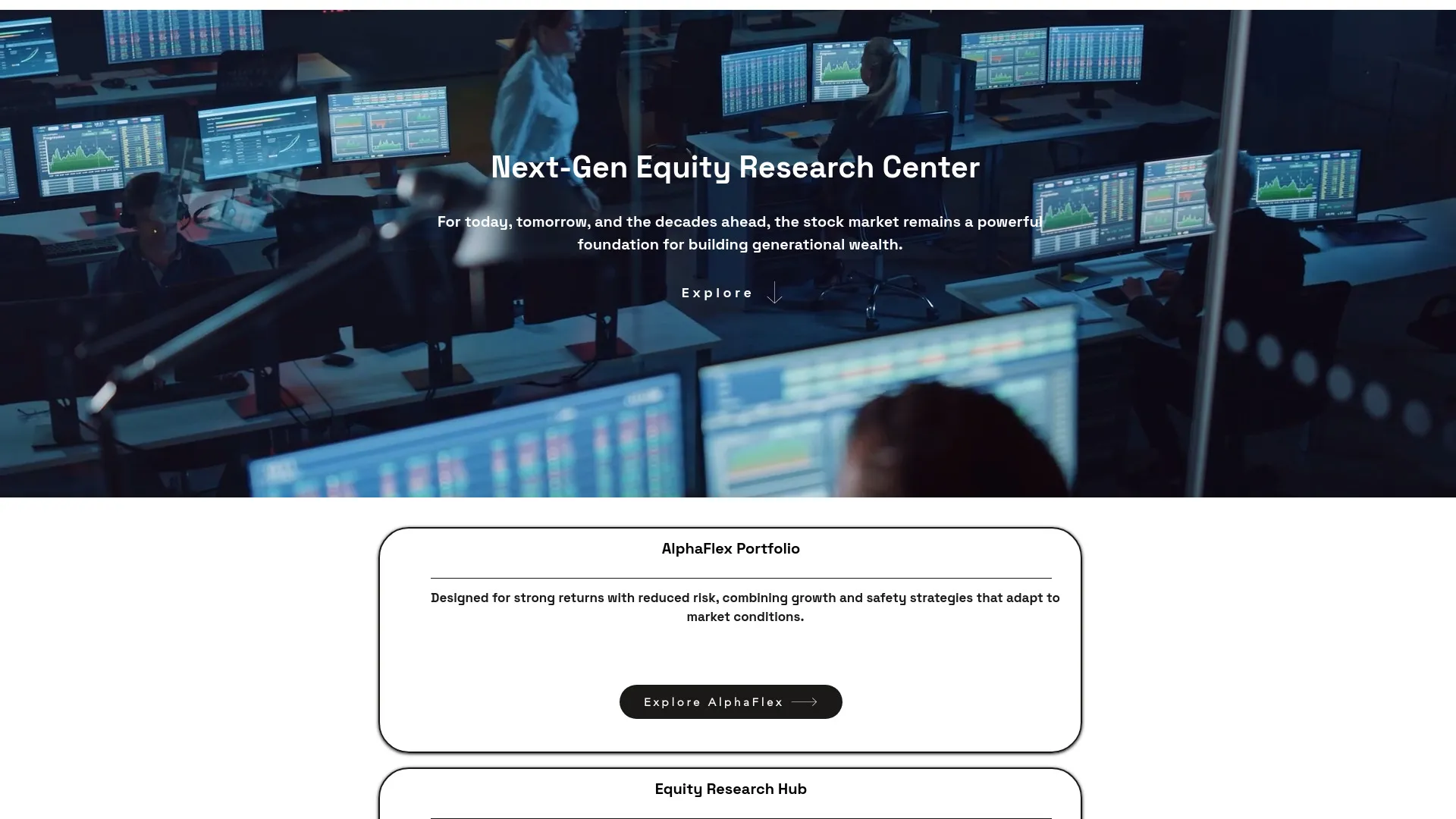 ConsX: Next-Gen Equity Research Center | Creati.ai