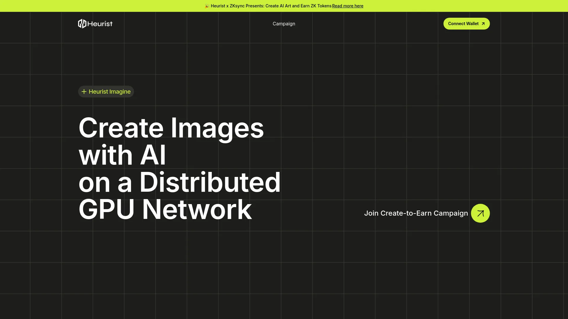 Heurist Imagine - AI-Powered Image Generation Platform | Creati.ai