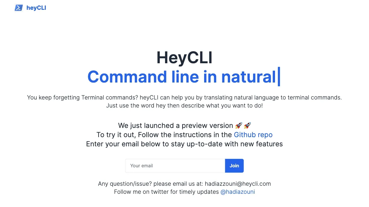 HeyCLI - Transform Language to Linux Commands | Creati.ai