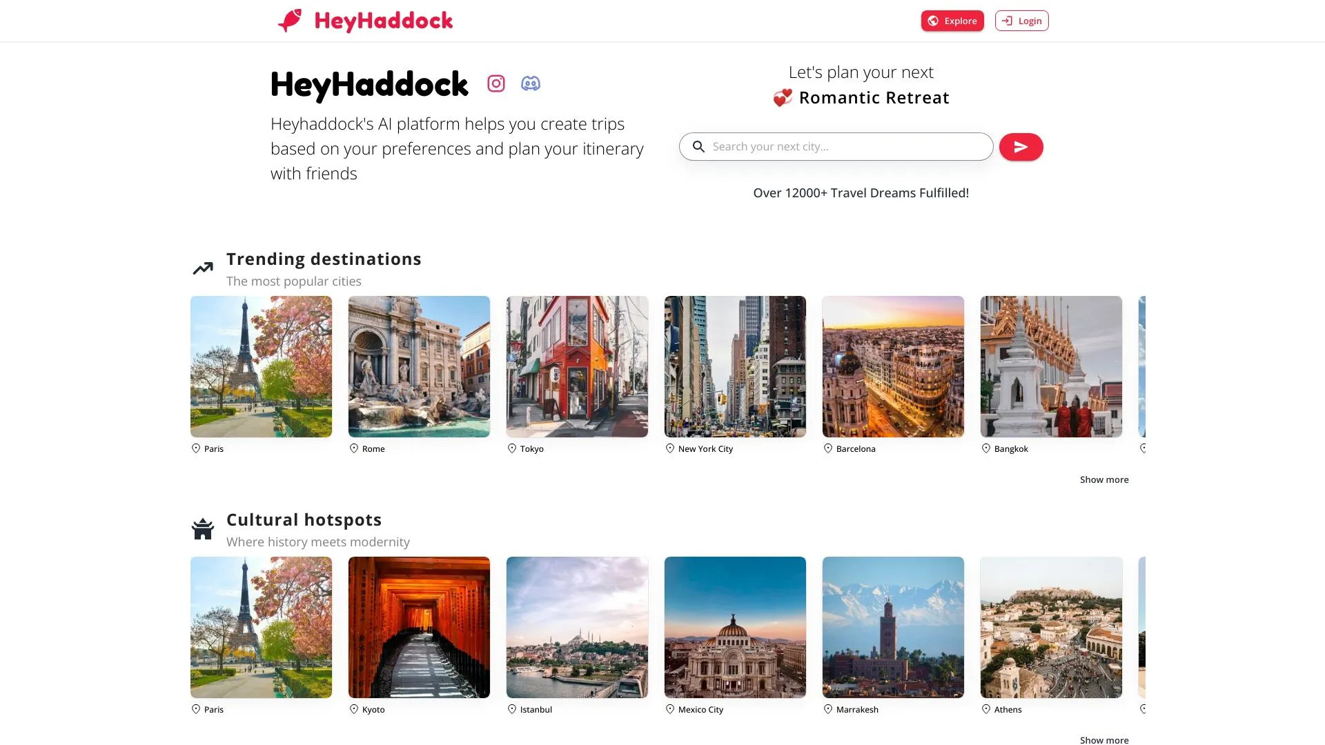 HeyHaddock - AI-Powered Travel Planning | Creati.ai