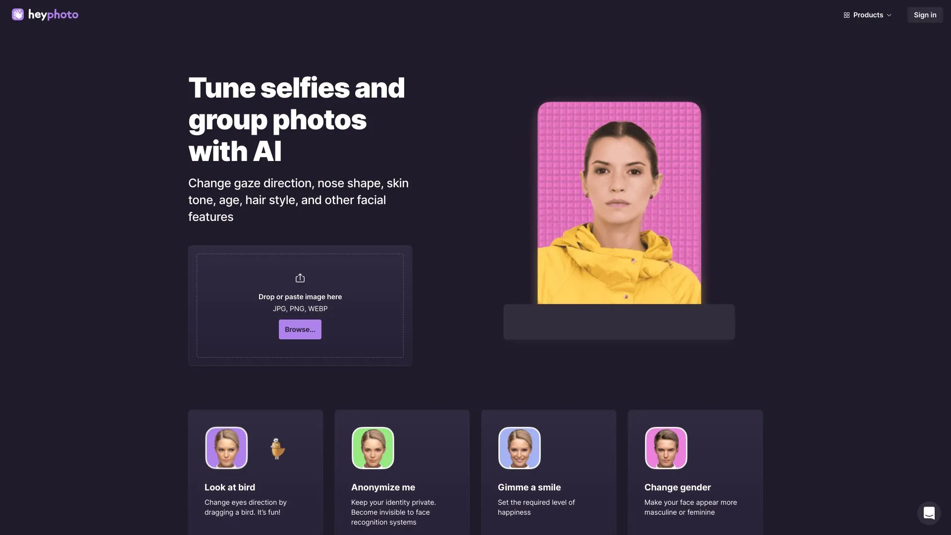 HeyPhoto - Free AI Photo Editor for Quick Edits | Creati.ai