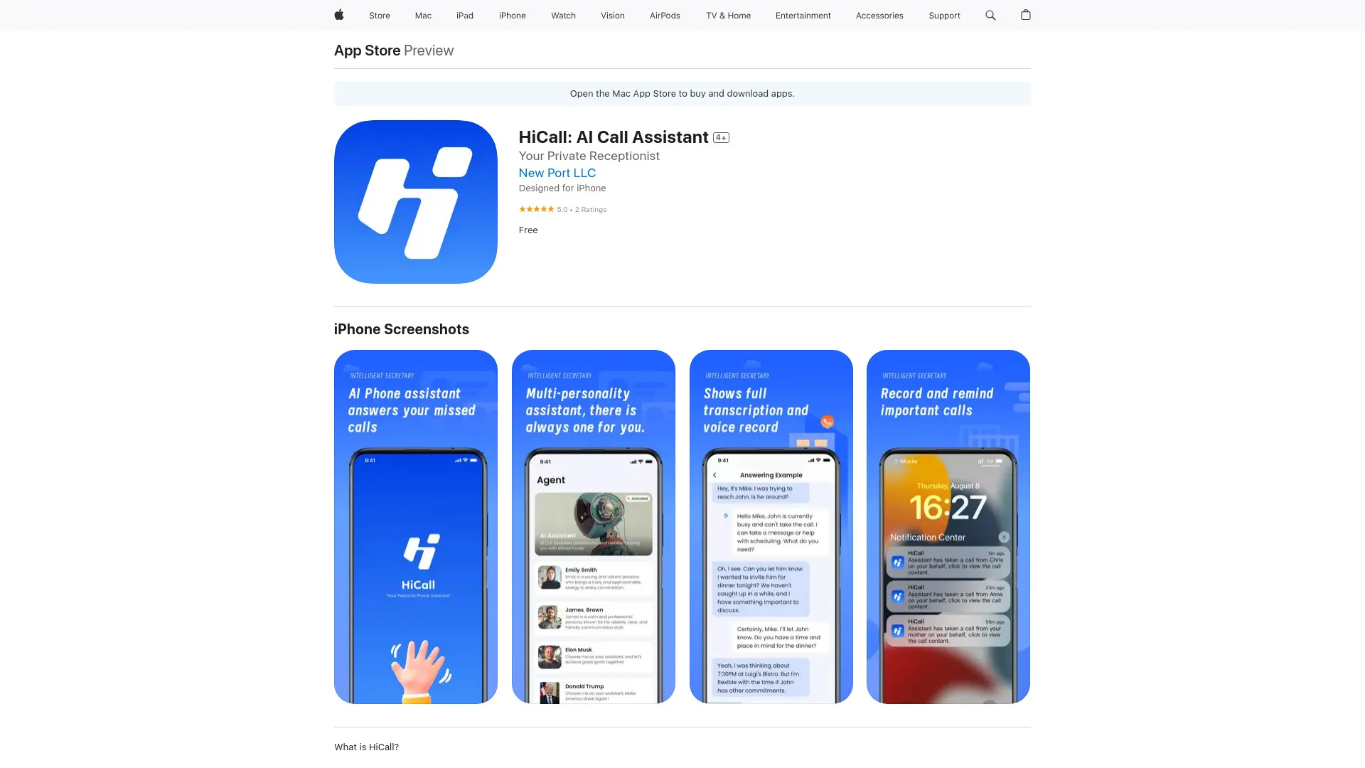 HiCall: AI Call Assistant - Spam Blocker & Call Manager | Creati.ai