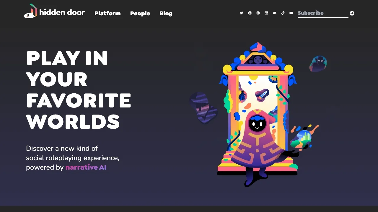 Hidden Door: Interactive Fan Experiences with Narrative AI | Creati.ai