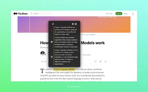 Instant Text Explanations with HLAI Chrome Extension | Creati.ai