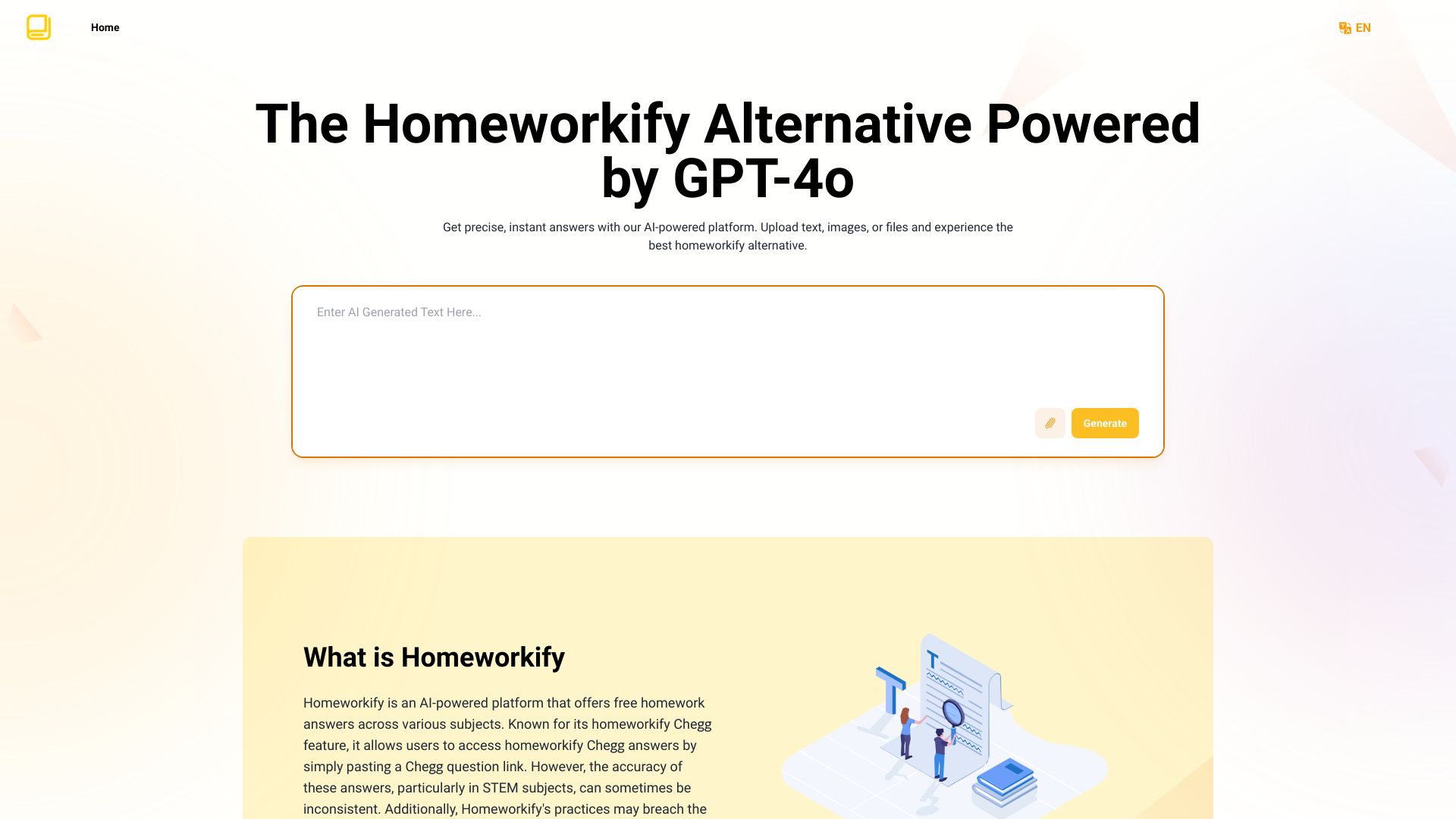 Efficient AI-Powered Homework Assistance | Homeworkify | Creati.ai