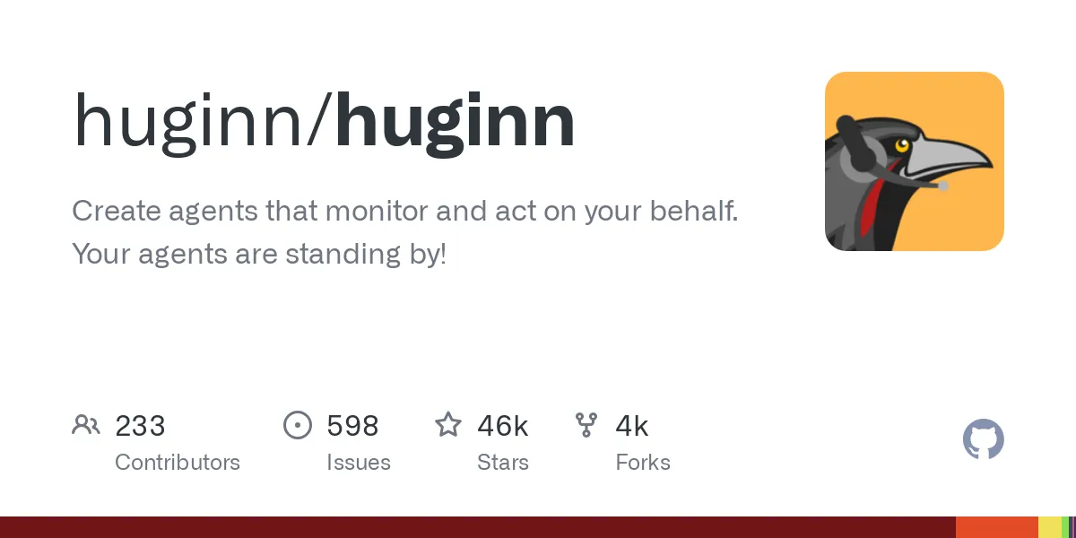 Huginn | Open-Source Workflow Automation & Agent Platform | Creati.ai