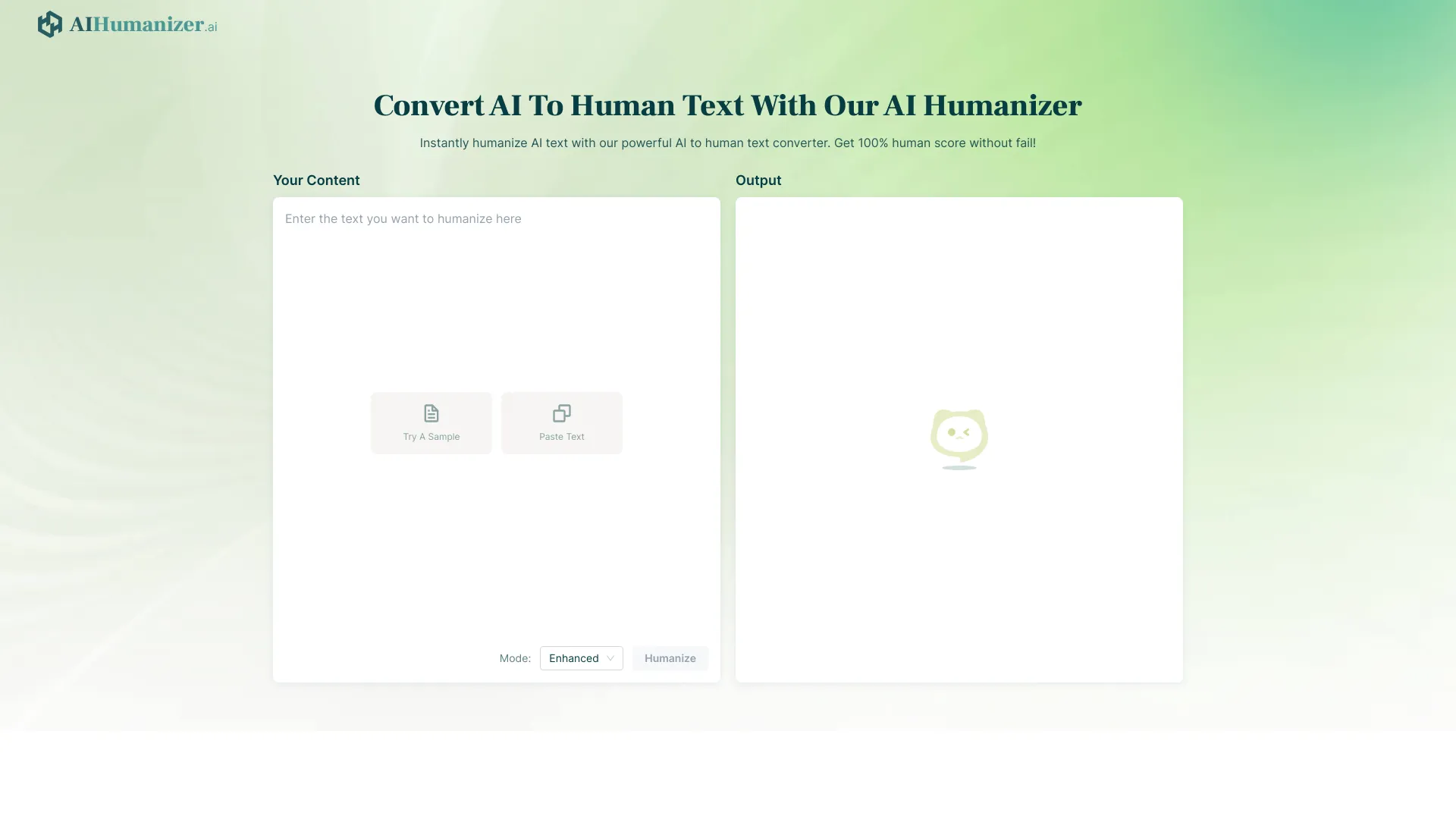 AIHumanizer: Convierte texto de IA en contenido similar al humano ...