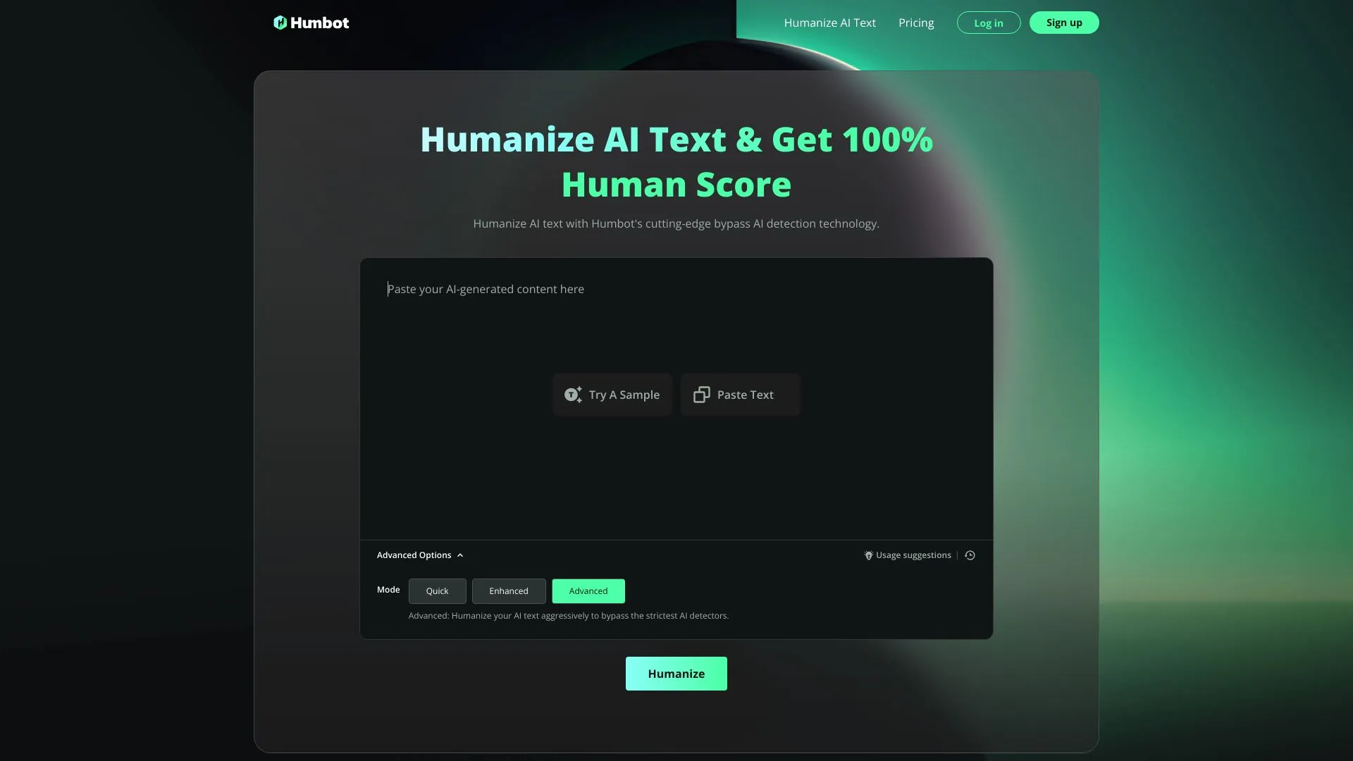 Humbot: AI Text Humanizer and Detection Tool | Creati.ai