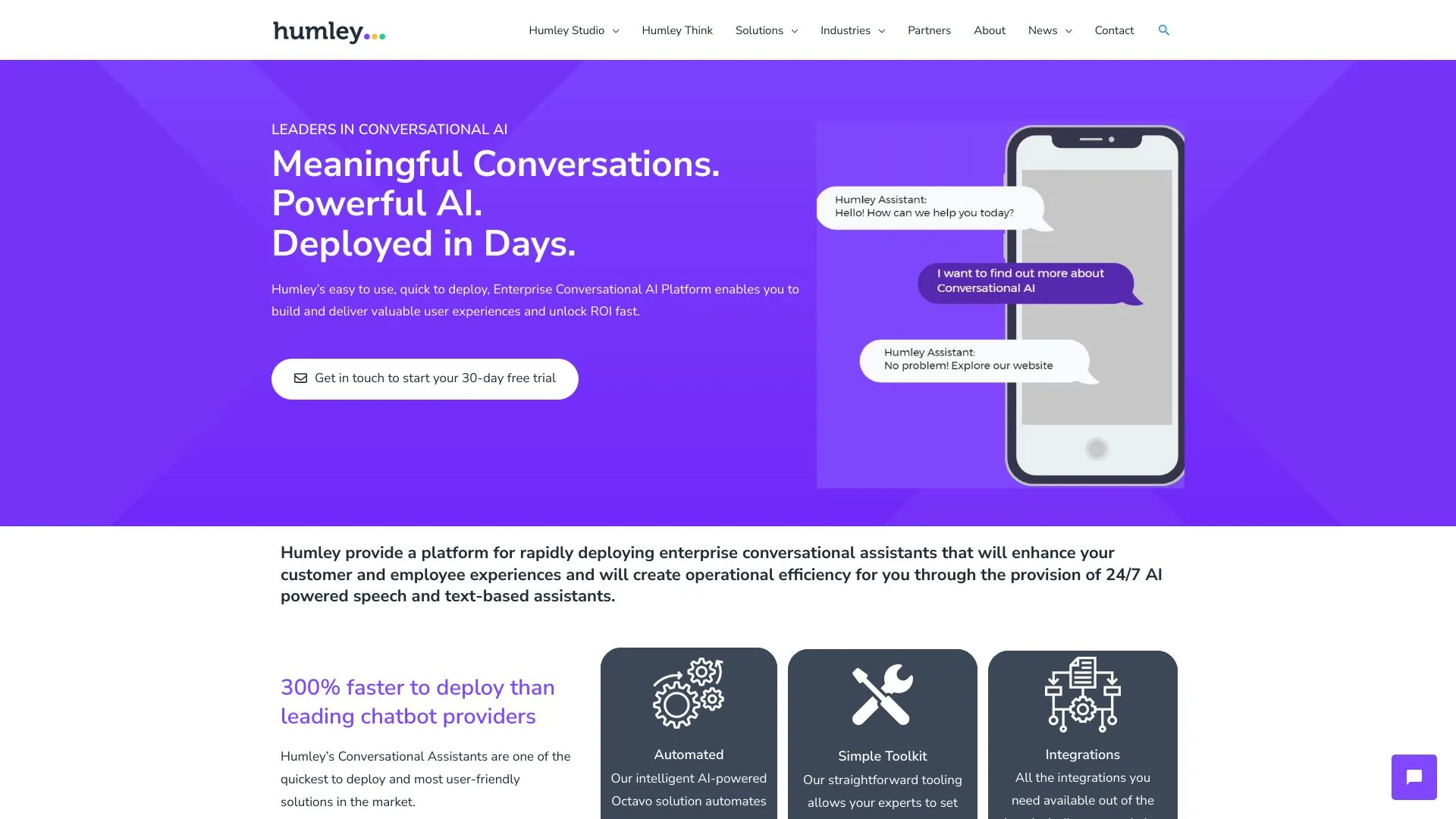 Humley: AI-Powered Conversational Platform | Creati.ai