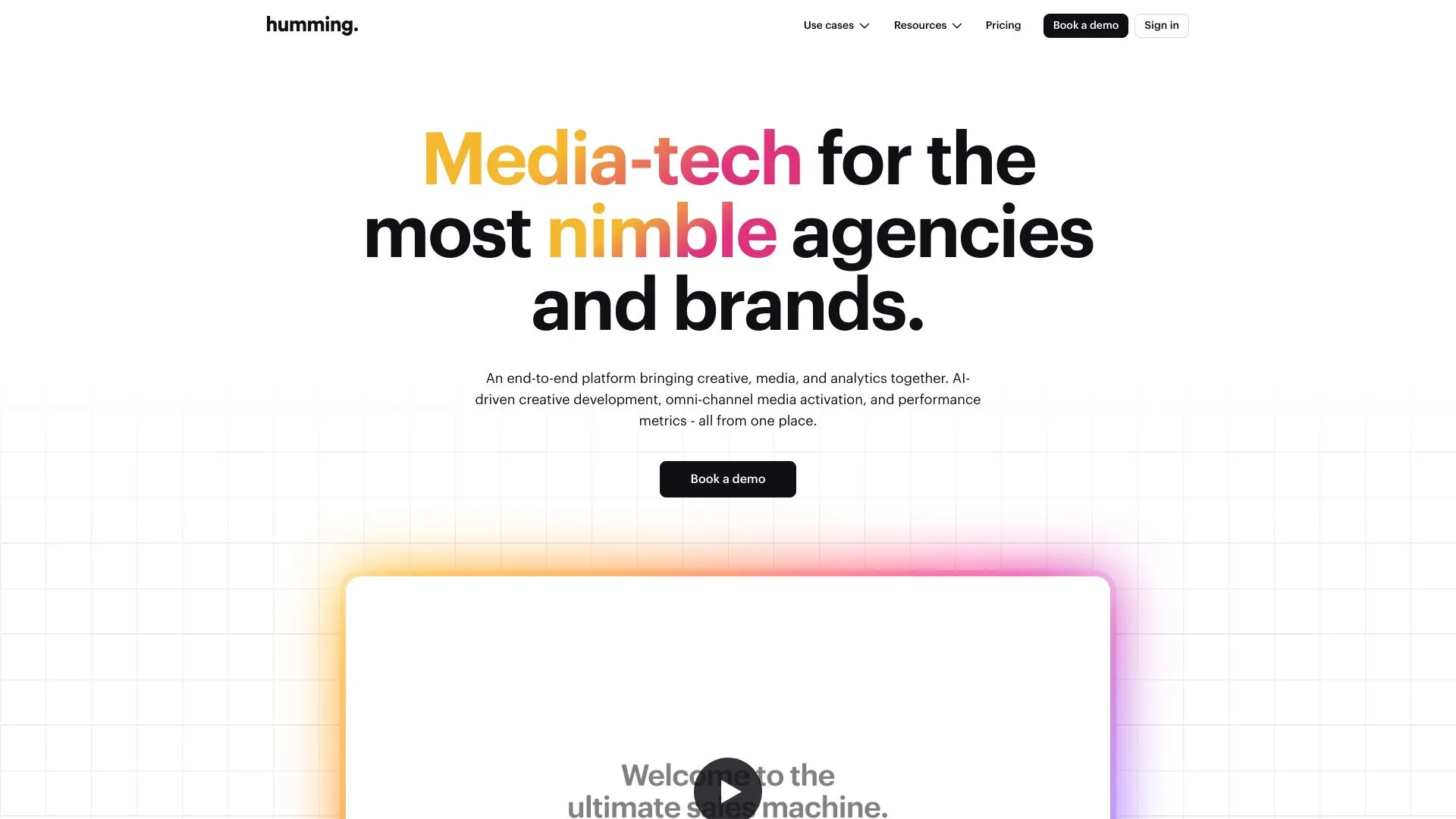 Humming.ai - AI-Powered Ad Buying Platform | Creati.ai