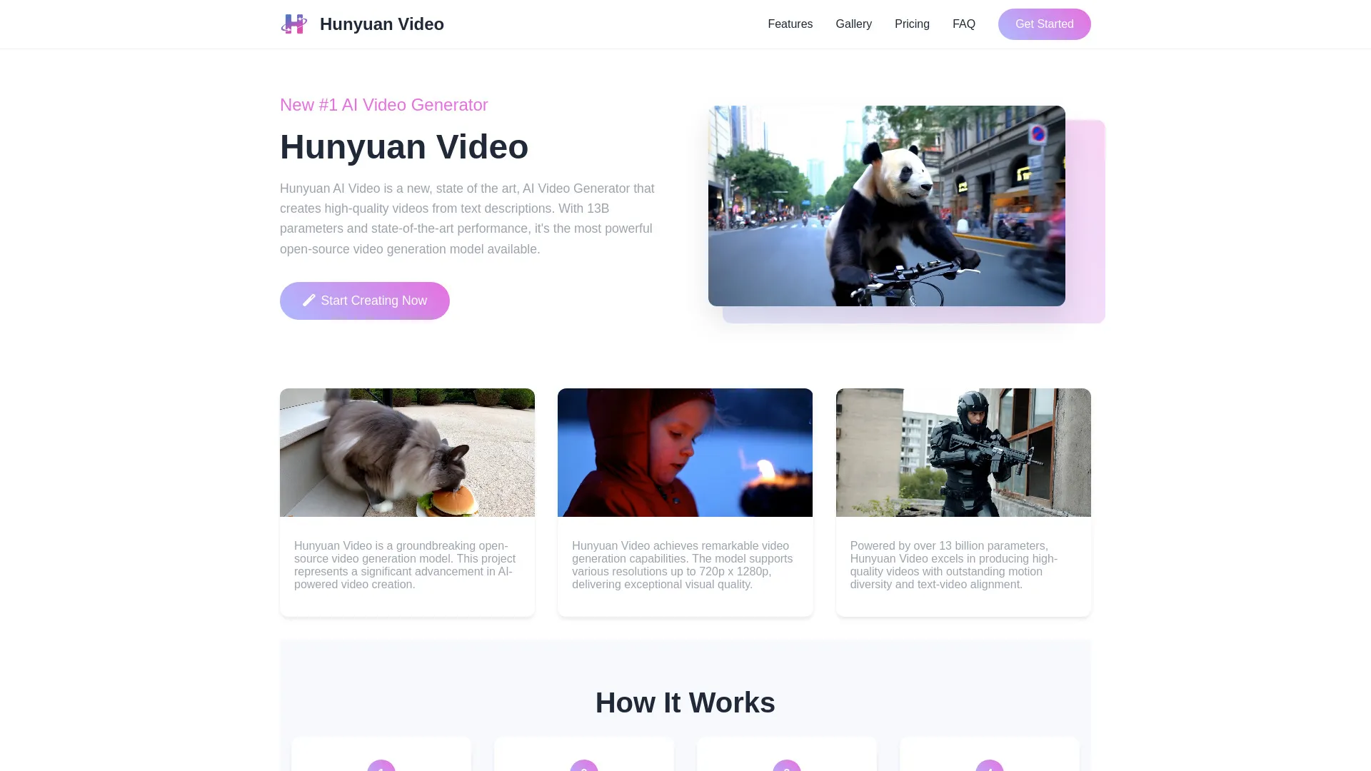 HunyuanVideo AI: Advanced AI Video Generator | Creati.ai