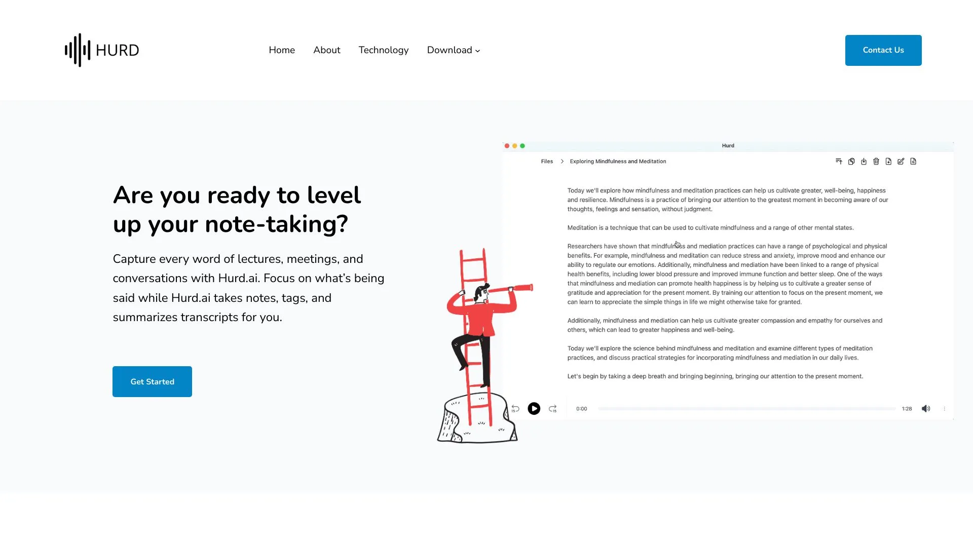 Hurd.ai - AI-Powered Note-Taking App | Creati.ai