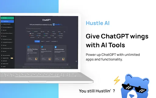 Hustle AI - Potenciado para ChatGPT (Extensión de Chrome) | Creati.ai