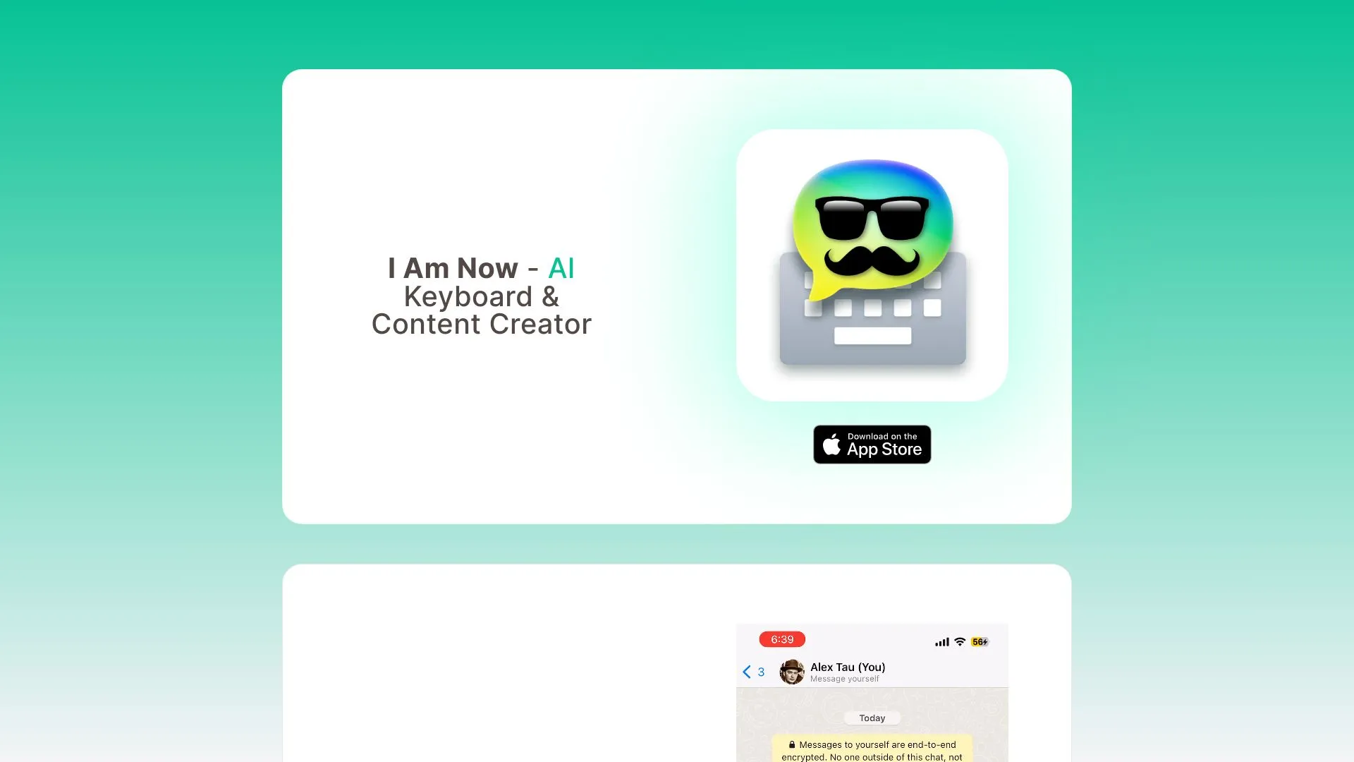Iamnow - AI-Powered Keyboard for Creative Writing | Creati.ai