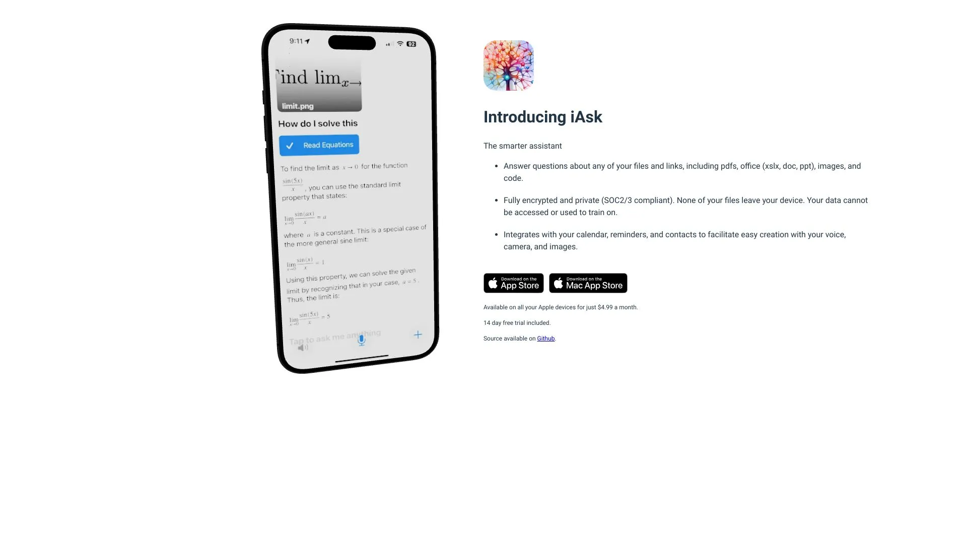 iAsk: Smart Assistant for Apple Devices | Creati.ai