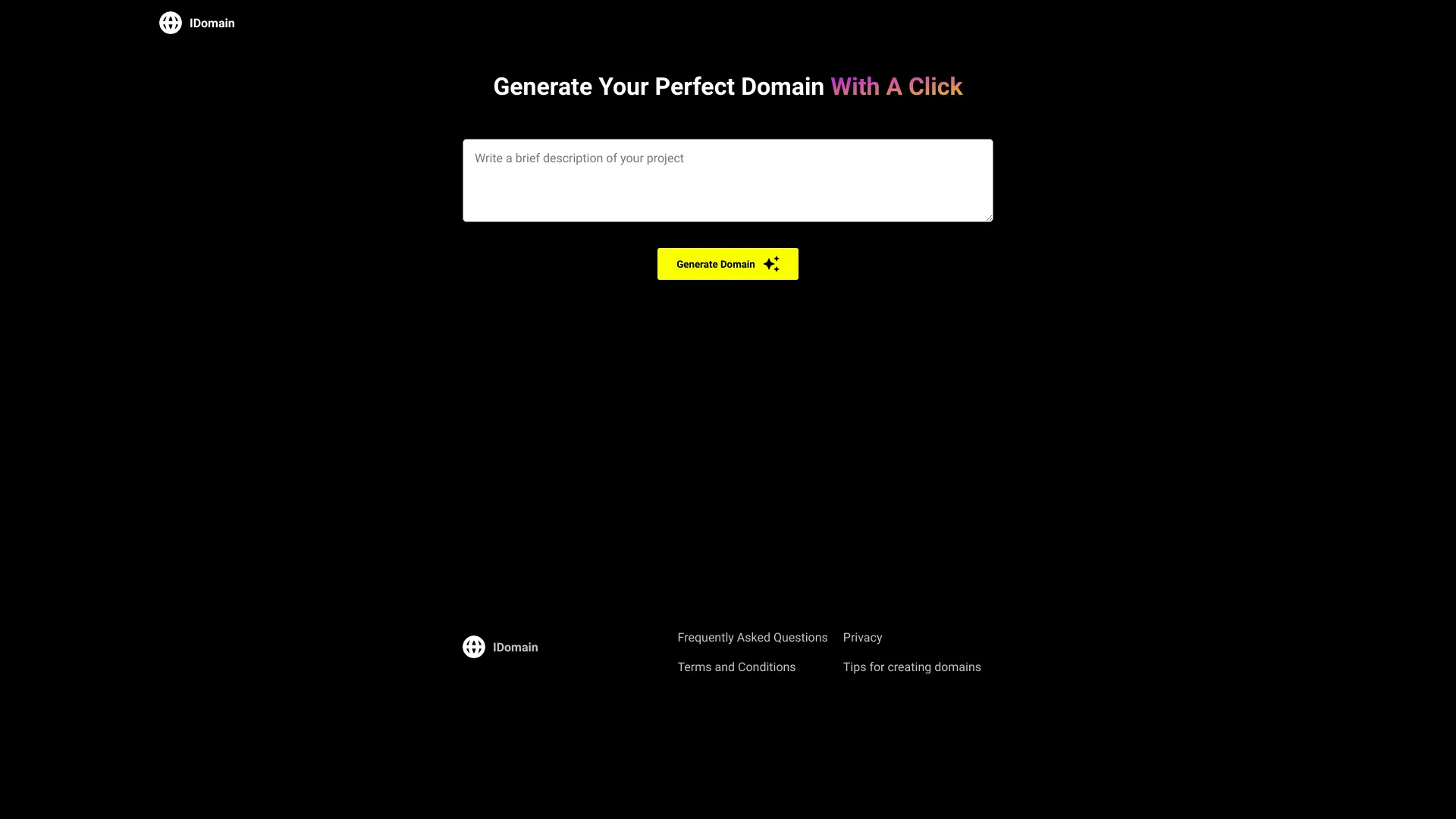AI-Powered Domain Name Generator - iDomains.dev | Creati.ai