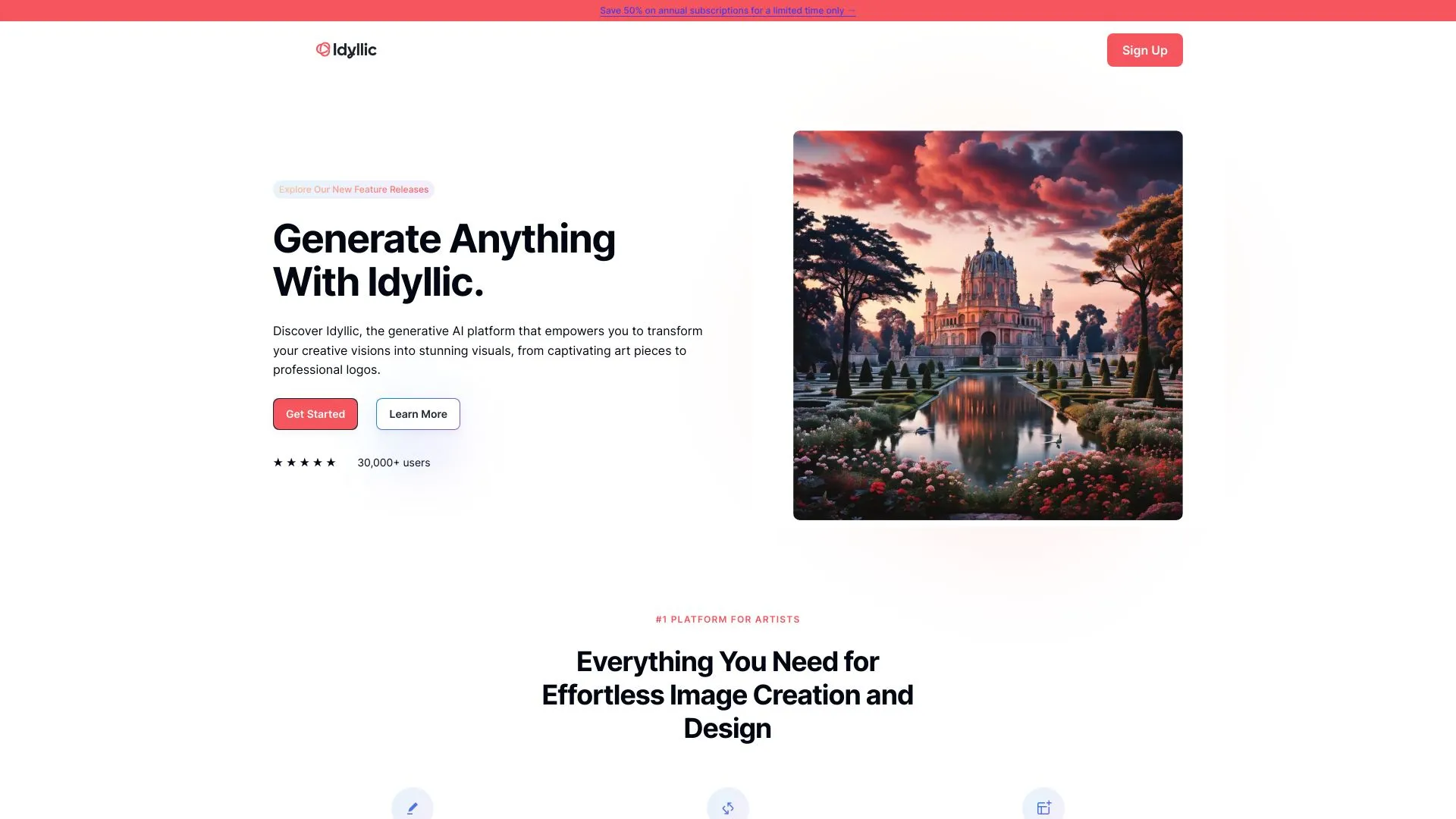 Idyllic AI Image Generator - Transform Text into Stunning Visuals ...