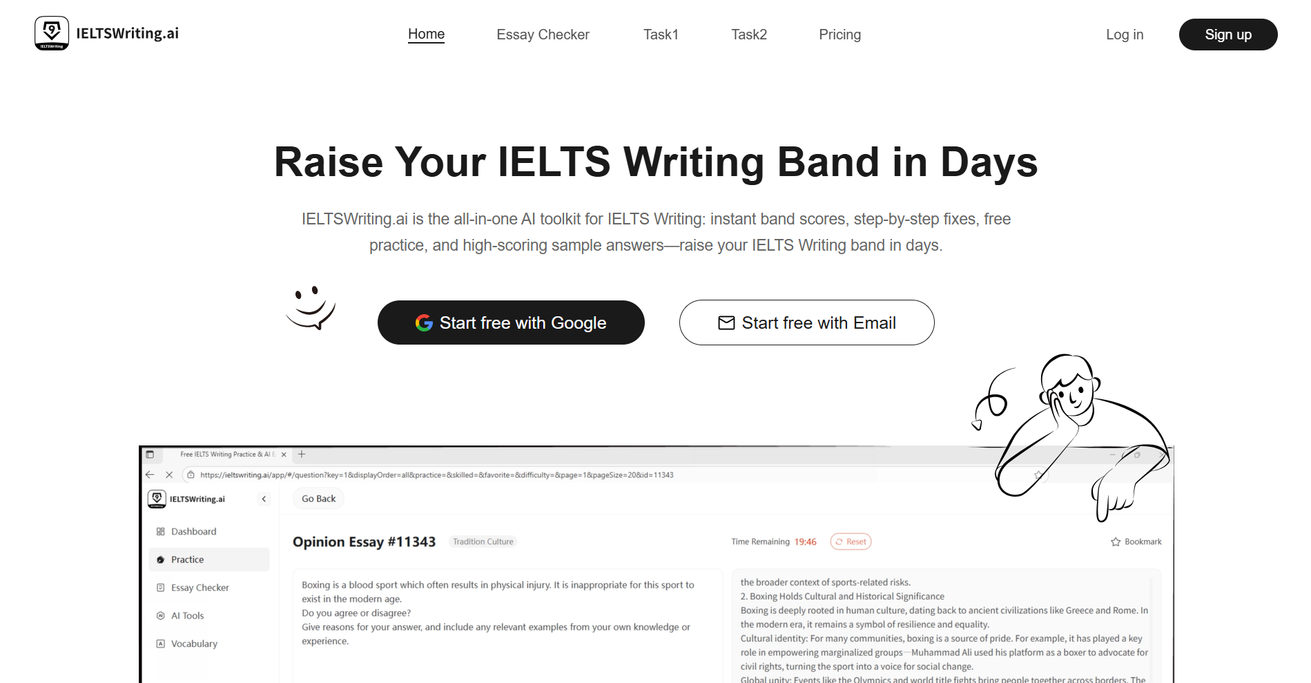 Free IELTS Writing AI Essay Checker & Practice | IELTSWriting.ai ...