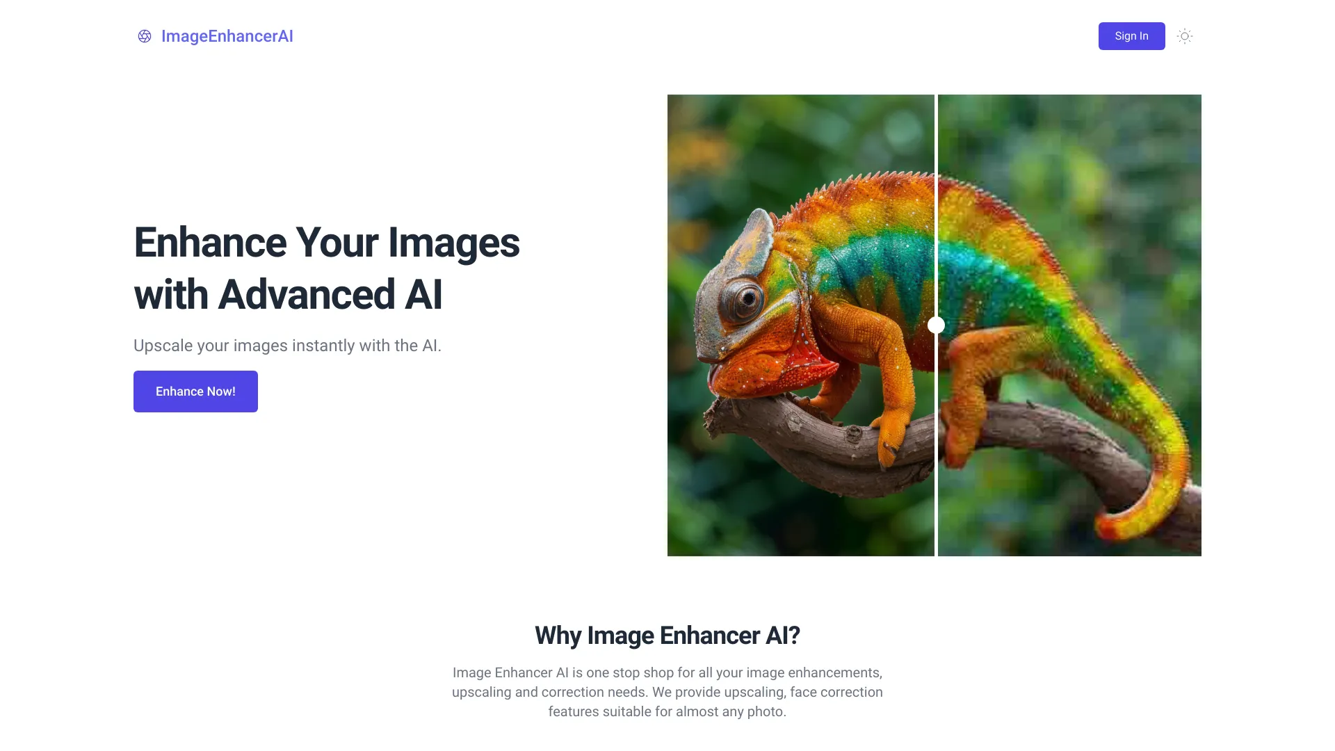 Image Enhancer AI - Enhance and Upscale Images Online | Creati.ai