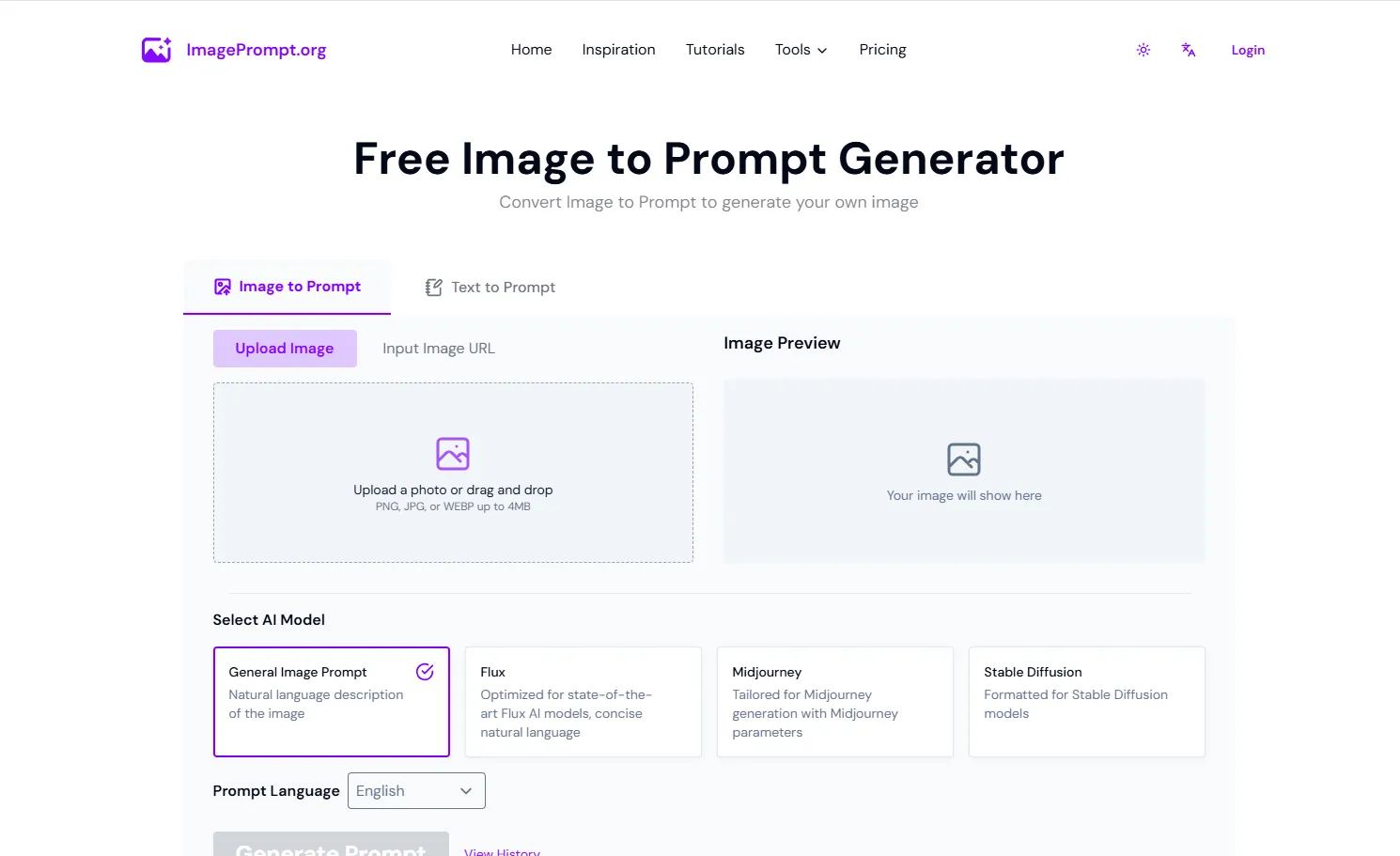 ImagePrompt.org: AI Image Prompt Generator & Converter | Creati.ai