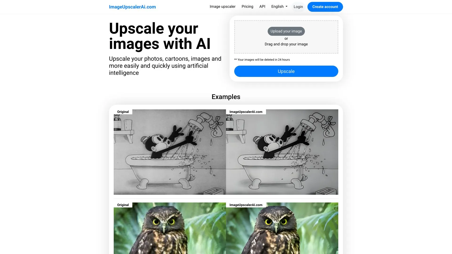 Free AI Image Upscaler - Enhance Your Images Quickly | Creati.ai