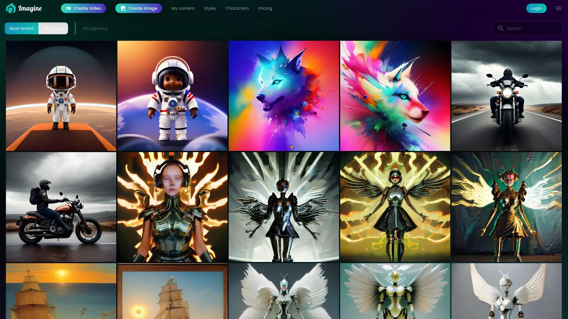 ImagineApp: Crea visuales impresionantes con IA | Creati.ai