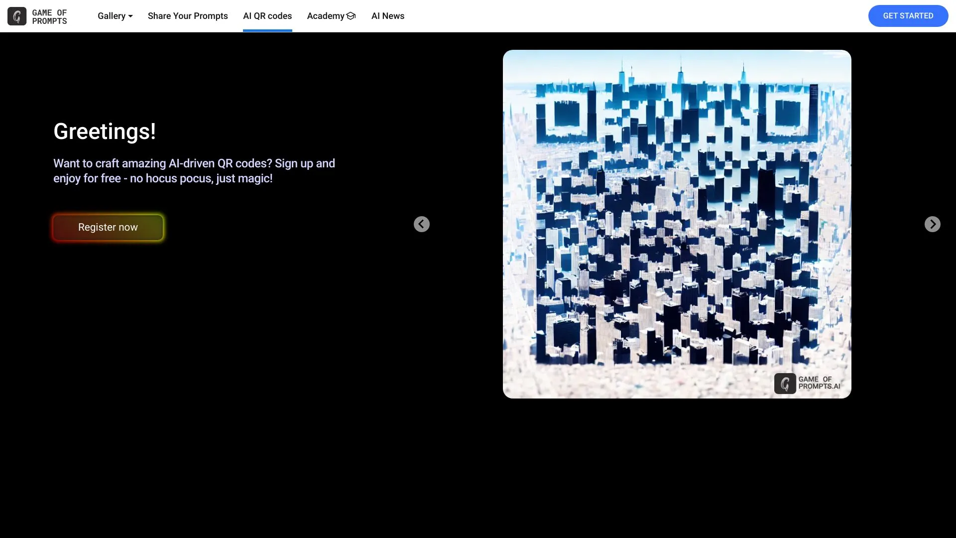 ImagineQR by GameOfPrompts - AI-Powered QR Code Generator | Creati.ai