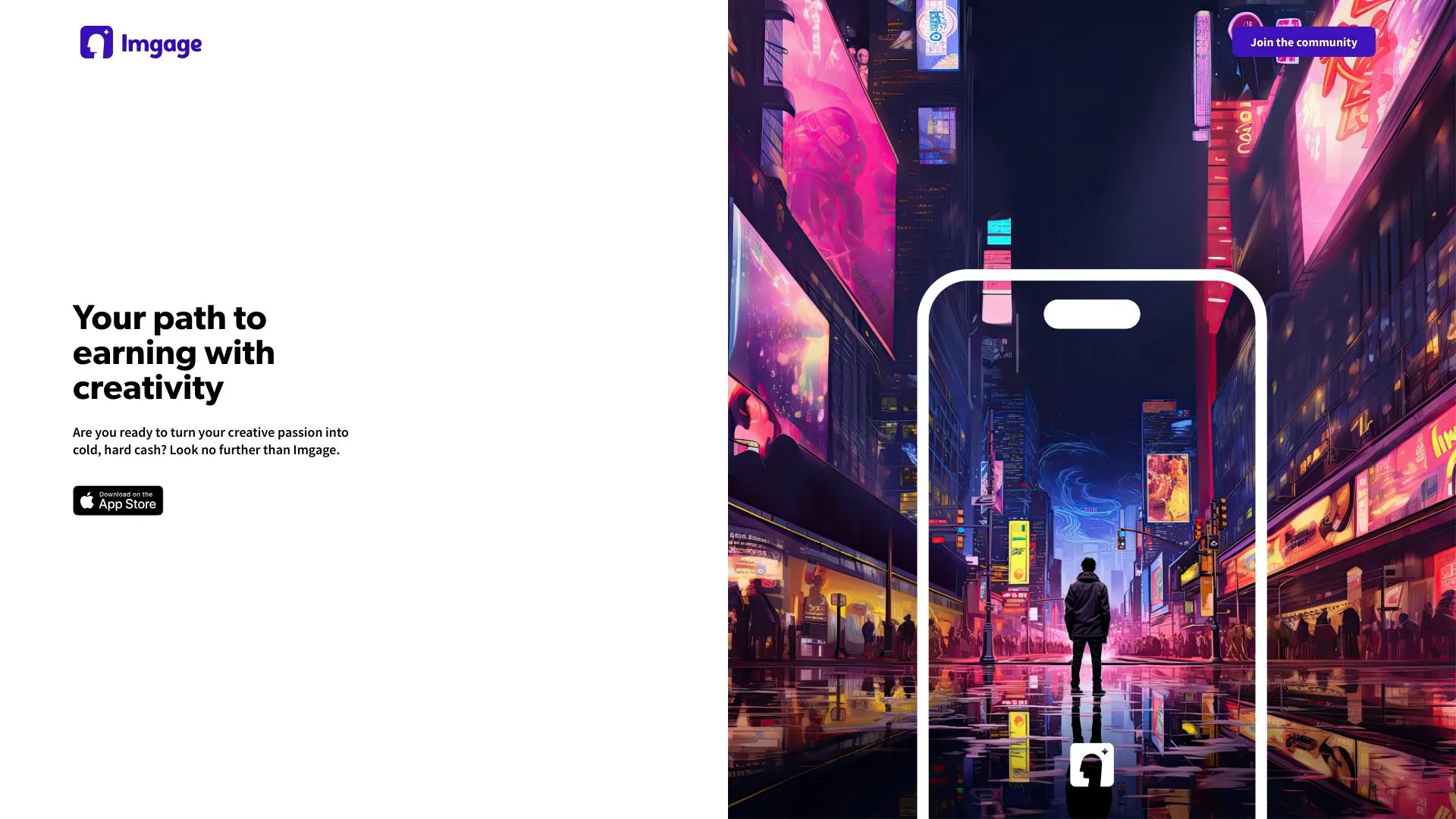 Imgage - Transform Art into Earnings | Creati.ai