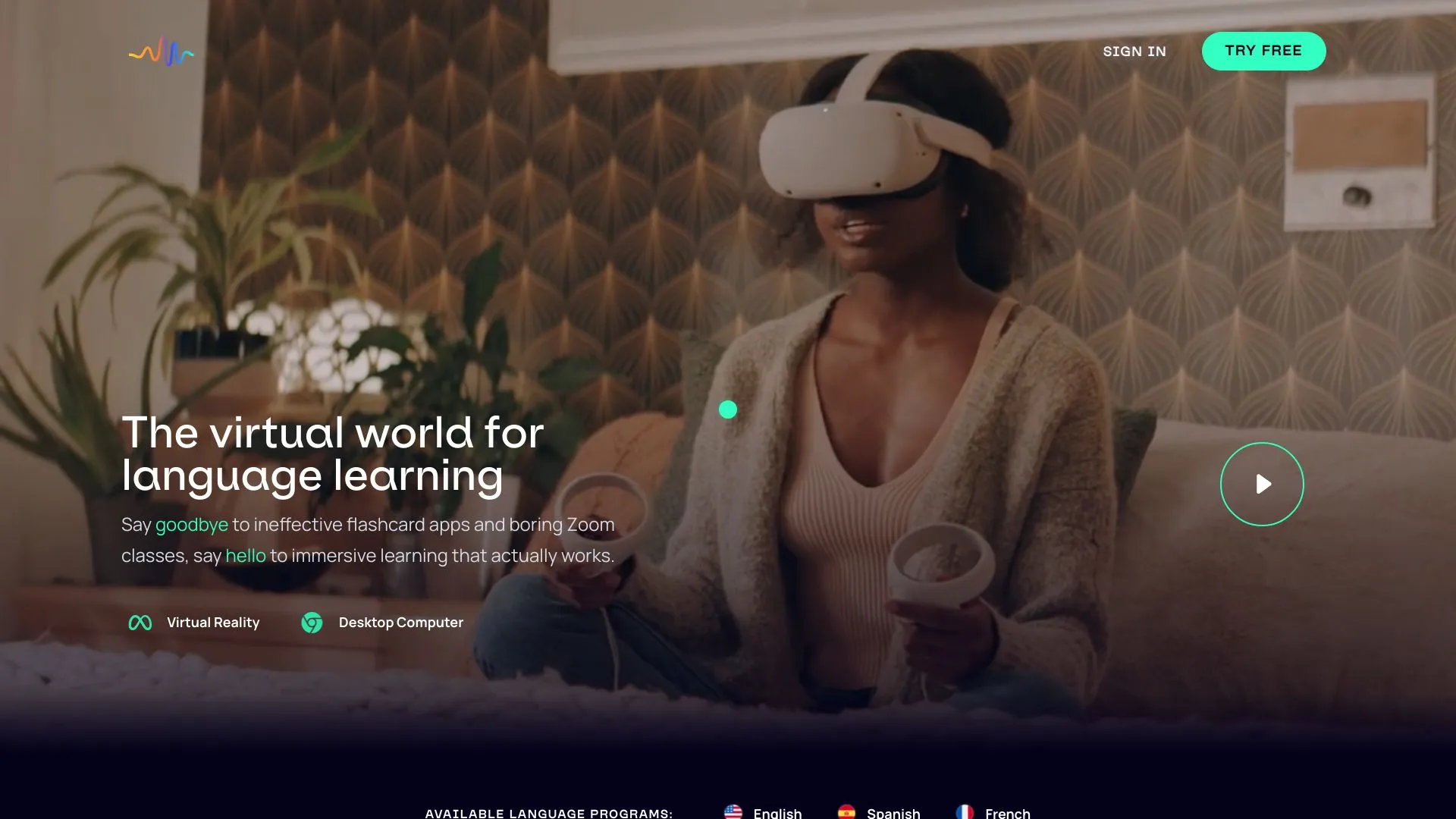 Immerse - VR Language Learning Platform | Creati.ai