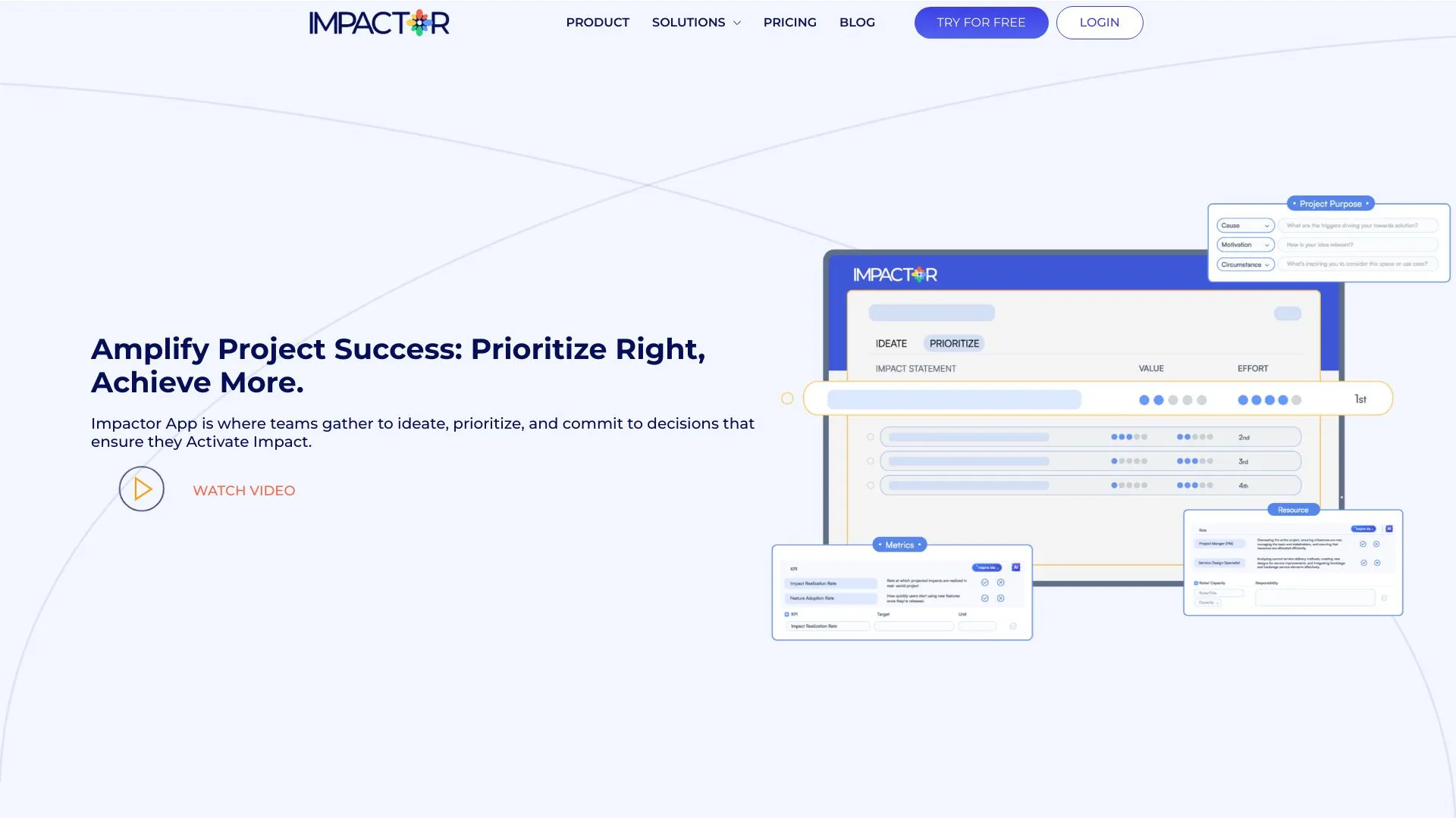 Impactor App: Project Collaboration & Idea Management Tool | Creati.ai