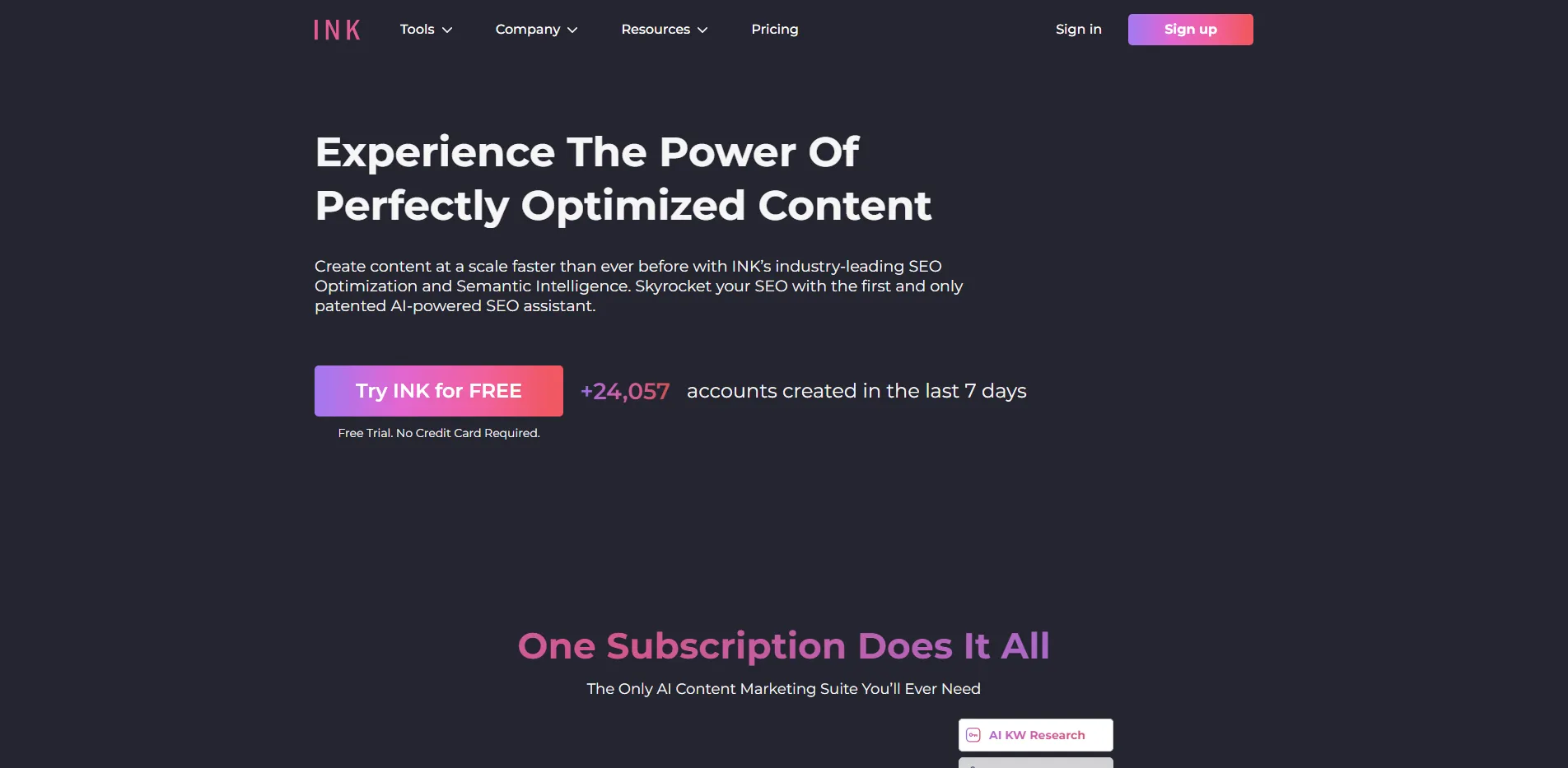 INK Editor - Ferramenta de escrita AI para otimização de SEO | Creati.ai