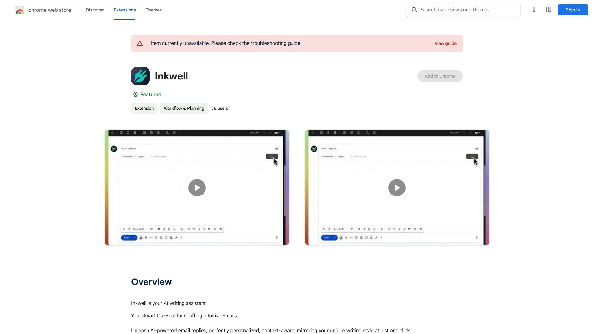 Inkwell: Your AI Writing Assistant for Emails | Creati.ai