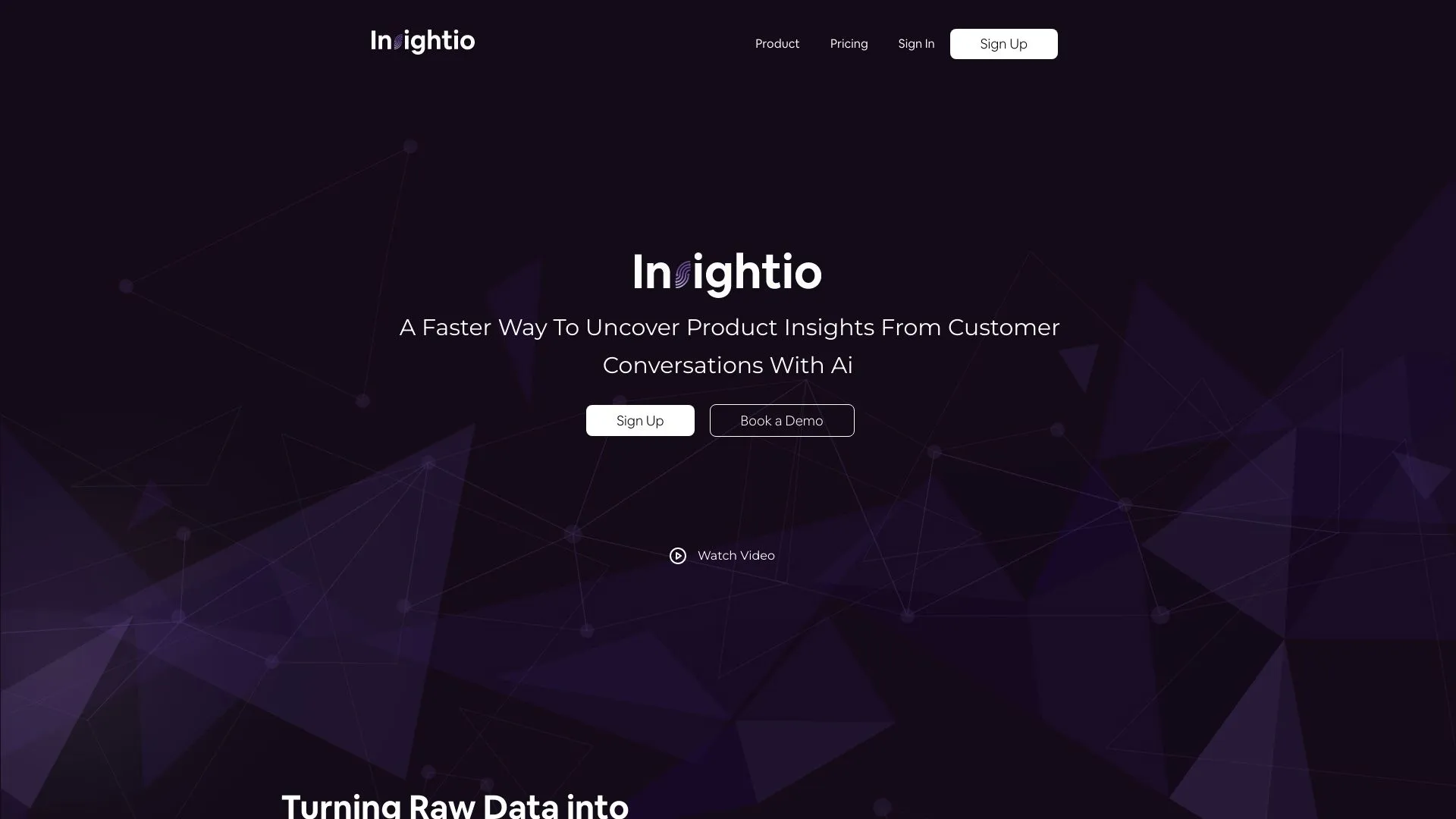 Insightio AI - Extract Actionable Product Insights Effortlessly | Creati.ai