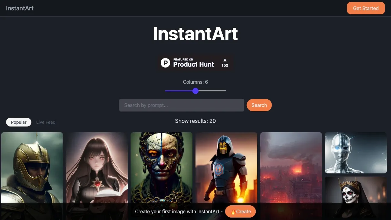InstantArt - AI-Powered Artistic Creations | Creati.ai