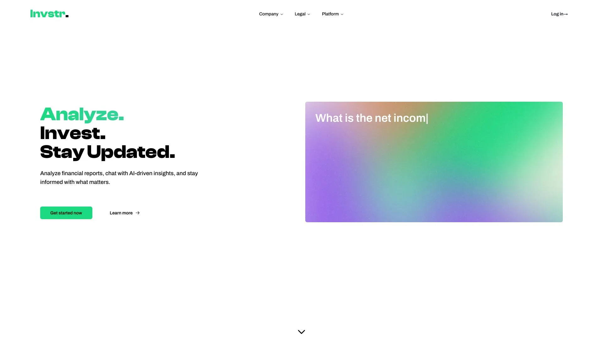 Invstr: Invierte y Aprende con Insights Impulsados por IA | Creati.ai