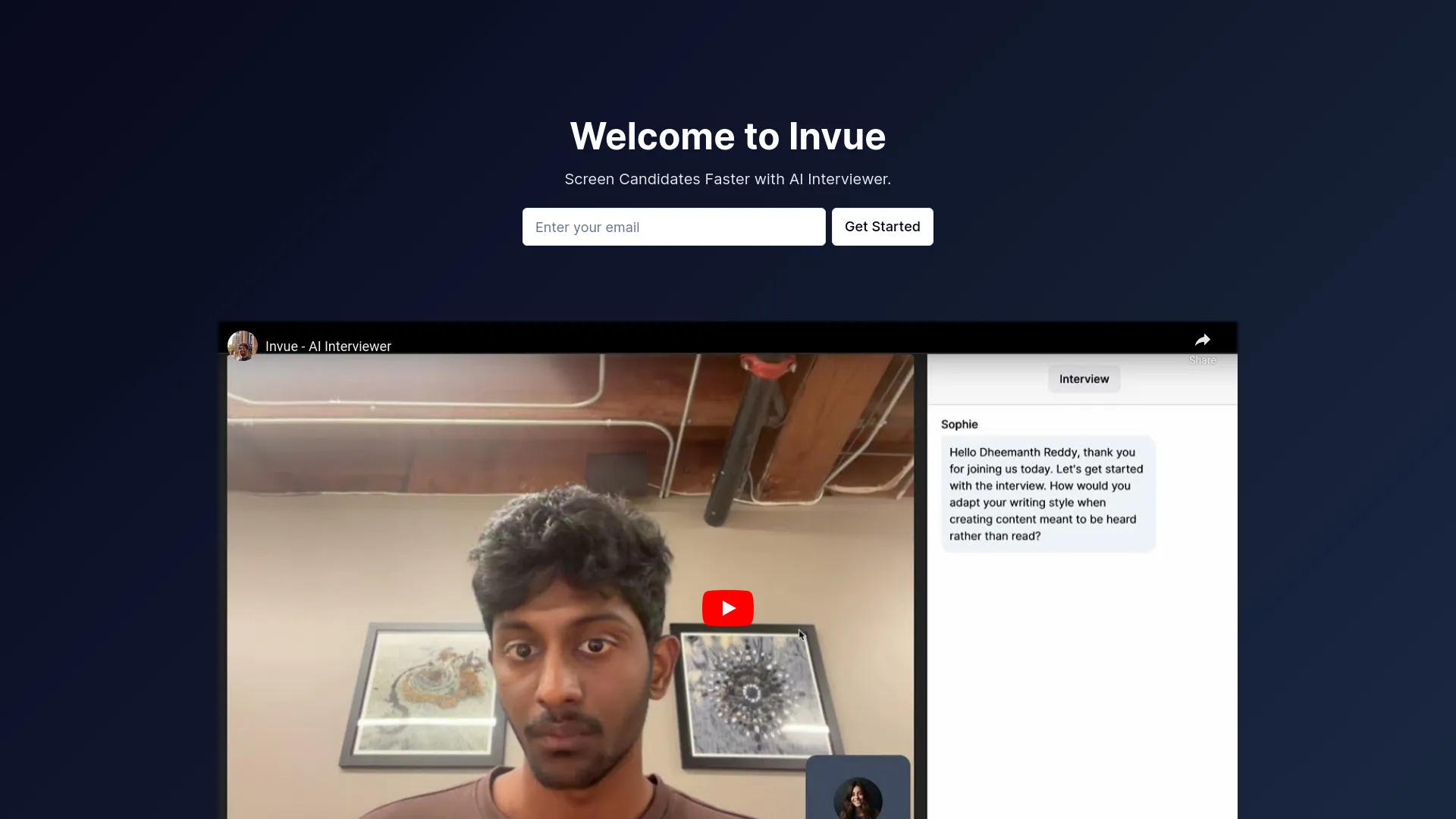 Revolutionize Hiring with Invue AI Interviews | Creati.ai