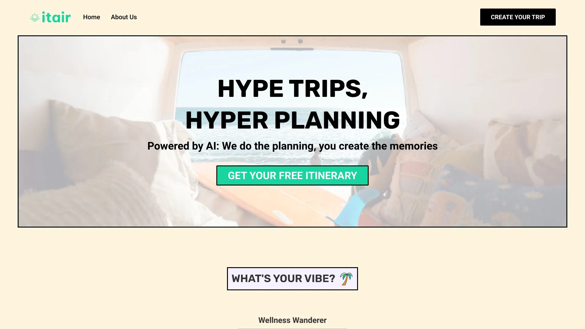 Itair - AI-Powered Travel Planning Platform | Creati.ai