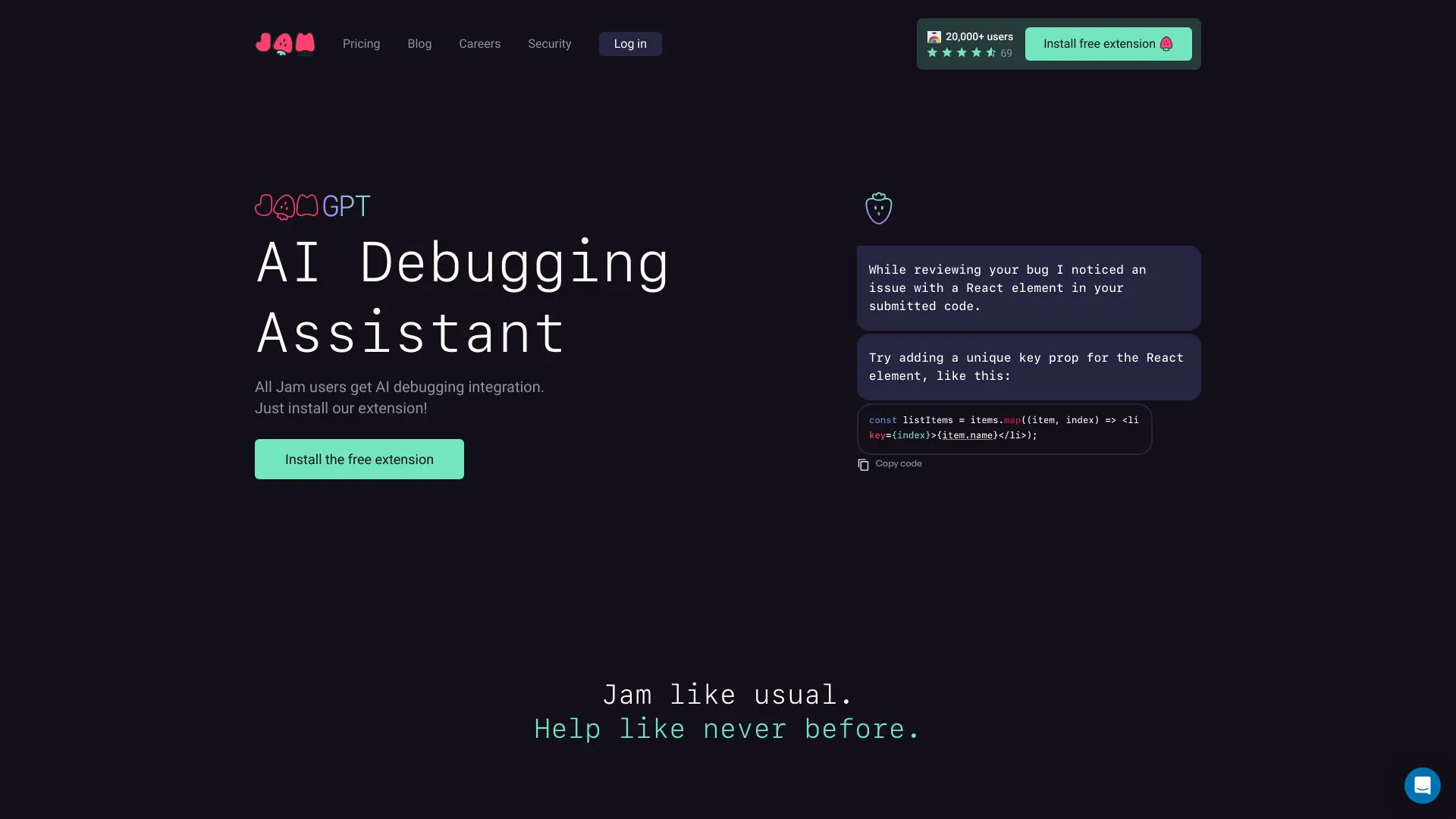 Jam: Streamlined Bug Reporting and Tracking Tool | Creati.ai