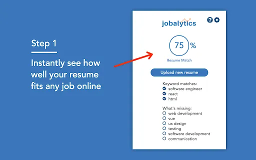Jobalytics Resume Keyword Analyzer - Optimize Your Resume | Creati.ai