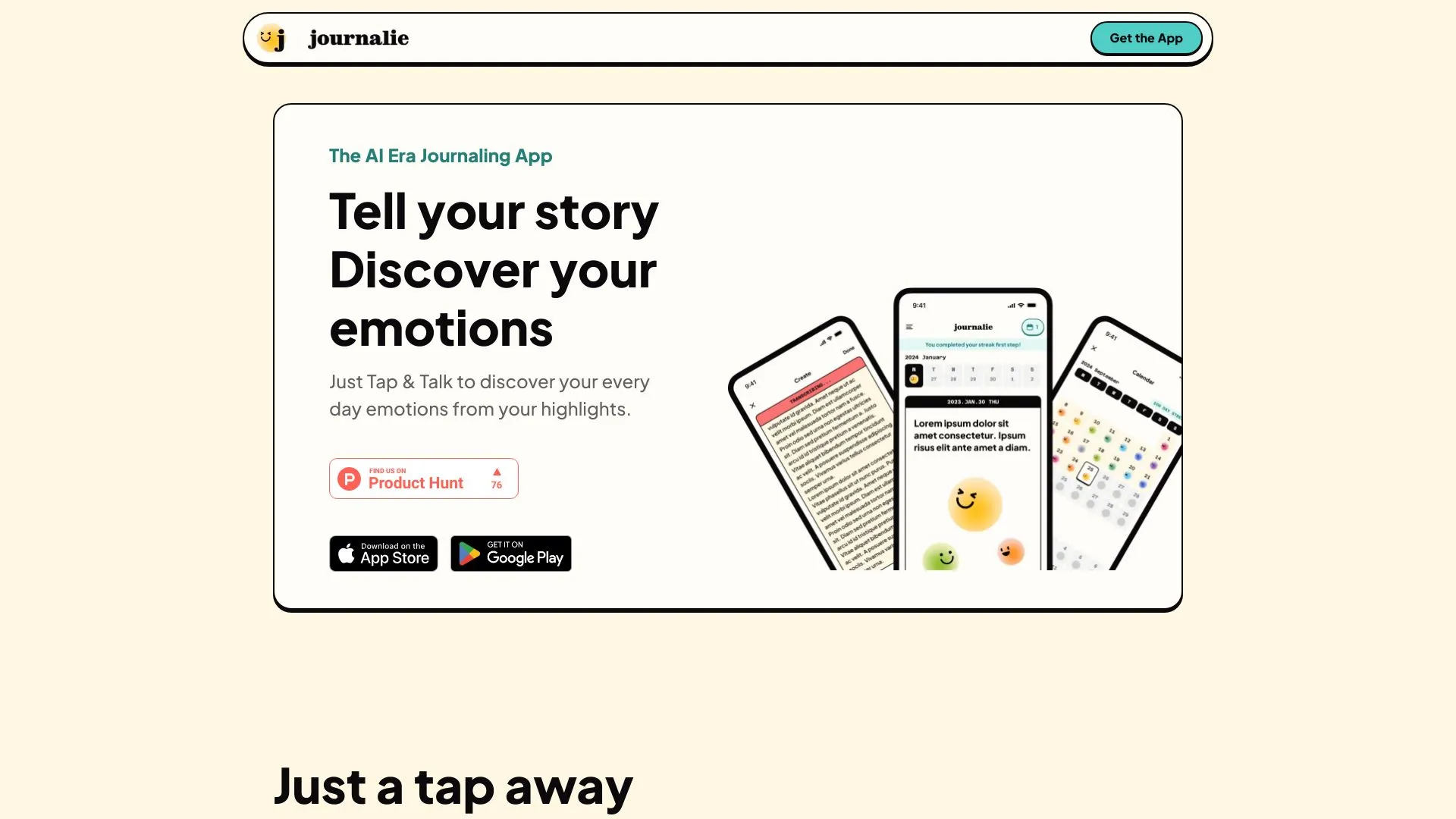Journalie: AI Mood Journaling for Self-Discovery | Creati.ai