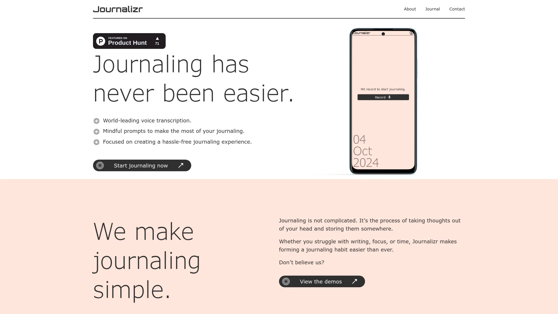 Journalizr - Free Digital Journaling App with Voice Transcription ...