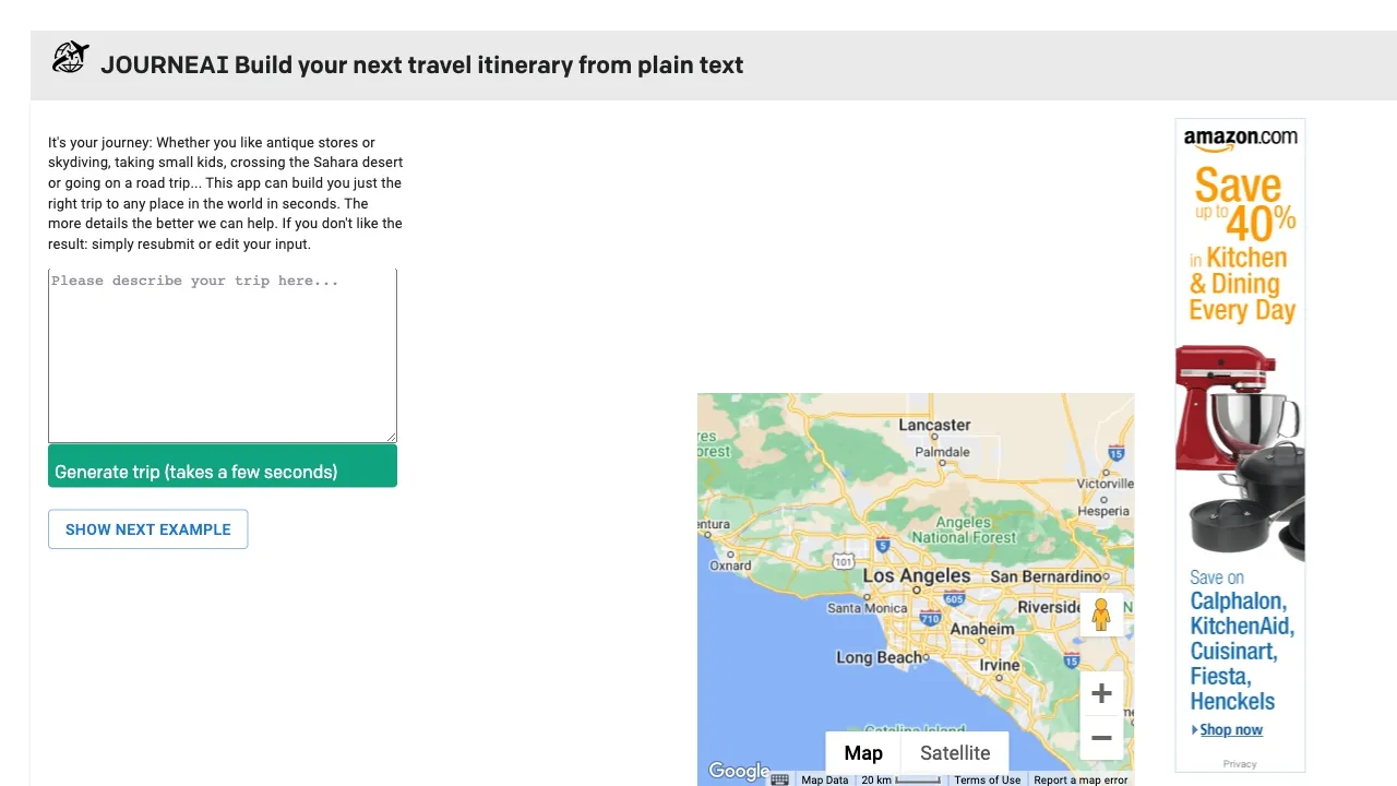 Journeai – Asistente de Planeación de Viajes Potenciado por IA | Creati.ai