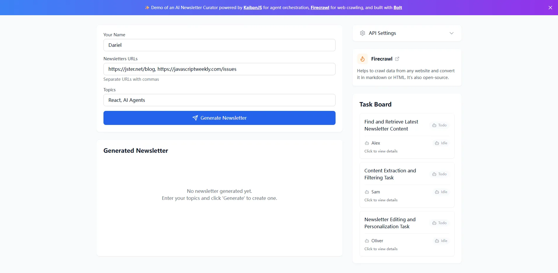 Kaiban Agents Aggregator - Discover & Deploy AI Agents | Creati.ai