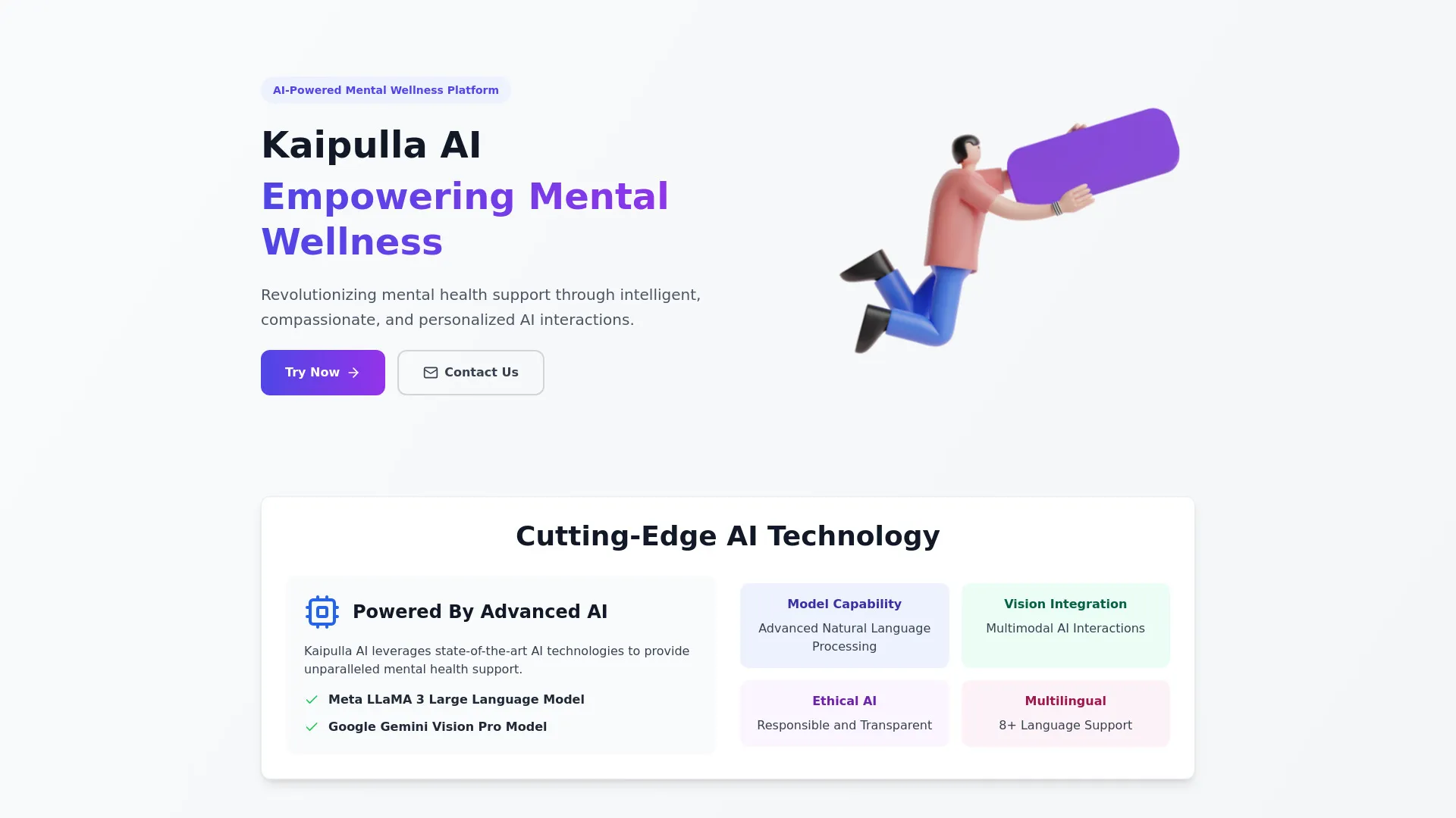 Kaipulla AI - Empowering Mental Wellness | Creati.ai