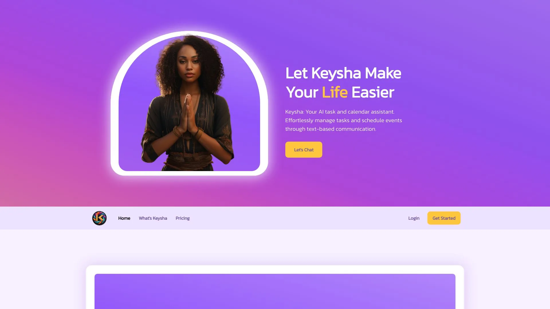 Aumenta la productividad con el asistente virtual Keysha AI | Creati.ai