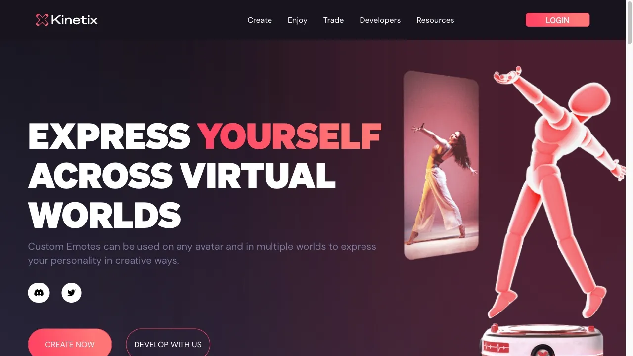 Kinetix: AI-Powered Emote Creation for Gaming | Creati.ai