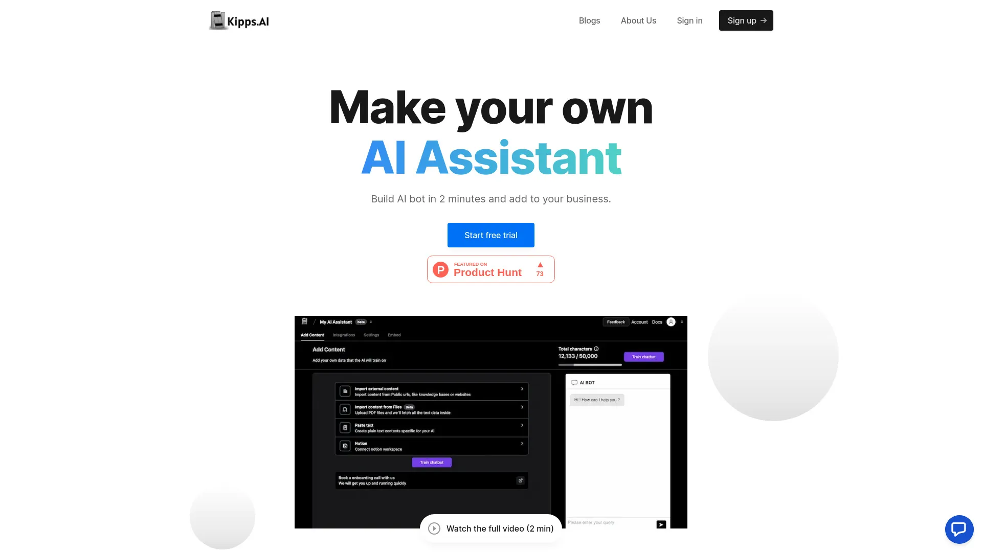 Build Your Custom AI Assistant with Kipps.AI | Creati.ai