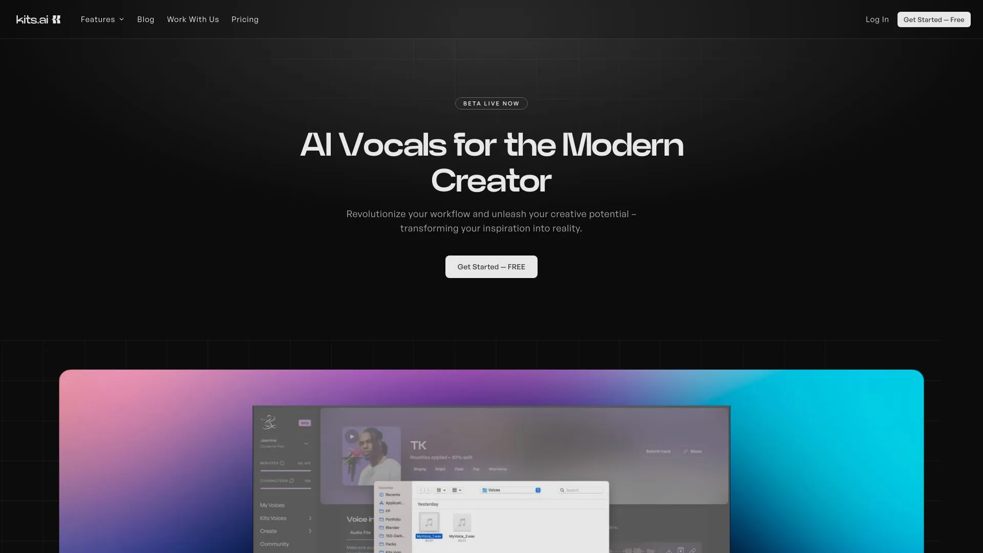 Kits AI: Advanced AI Tools for Music Production & Voice Transformation ...