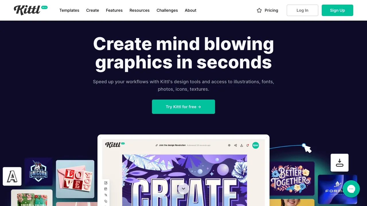 Kittl - The Ultimate Design Tool for Stunning Graphics | Creati.ai