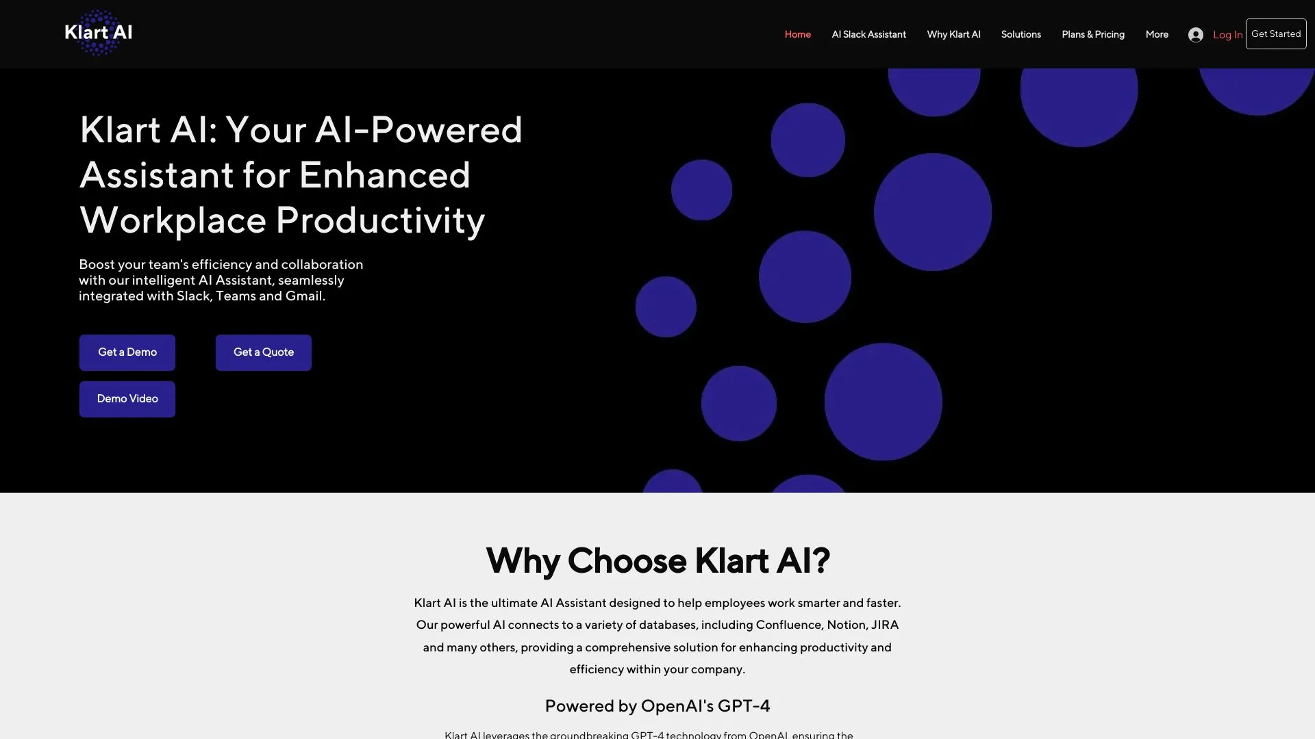 Klart AI: AI-Powered Work Assistant for Productivity | Creati.ai